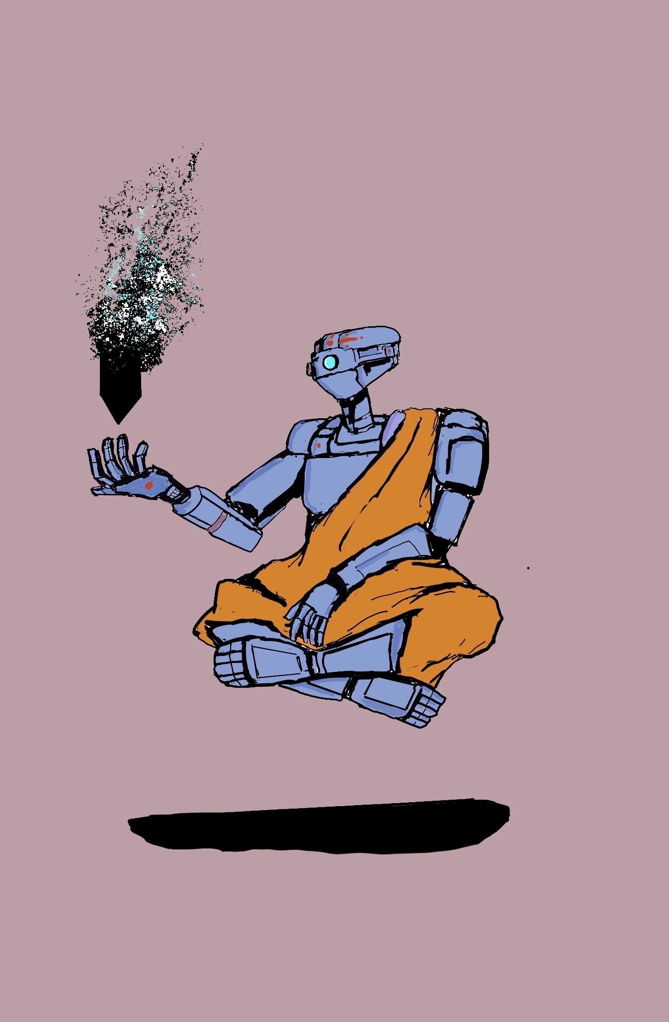 ArtStation - Cyber buddha