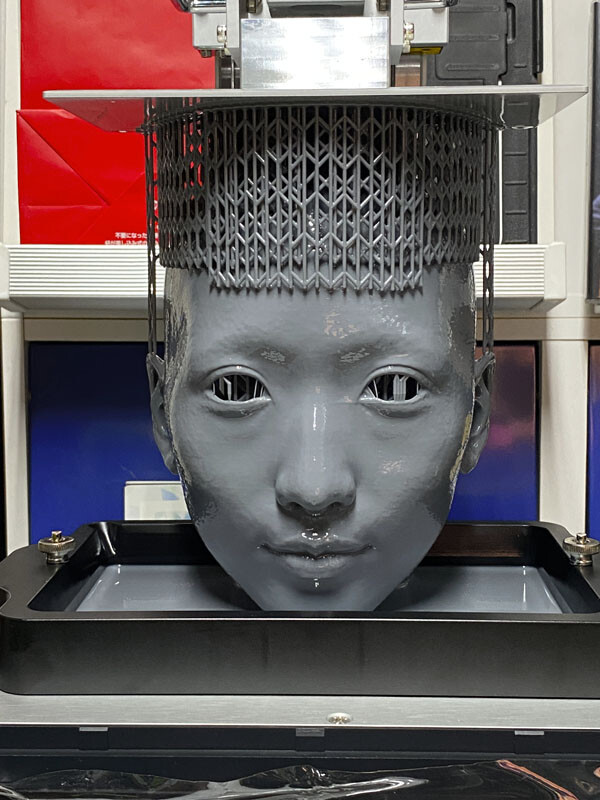 HiD Yanagishima - Output the female head of 3DCG in real size with a 3D ...