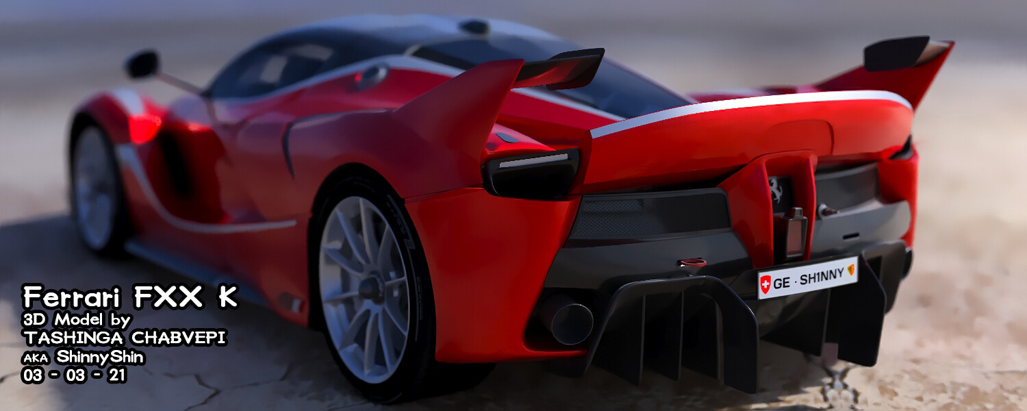 ArtStation - Ferrari FXX K