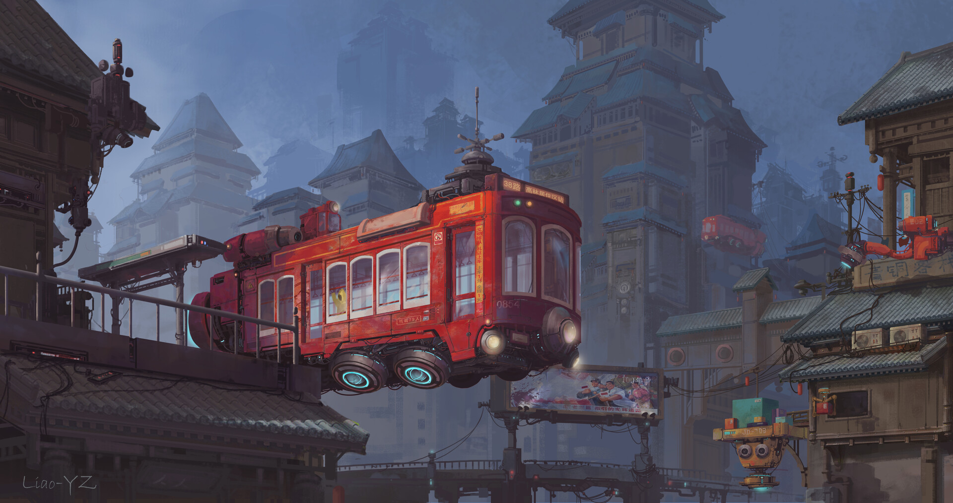 ArtStation - Here comes the station