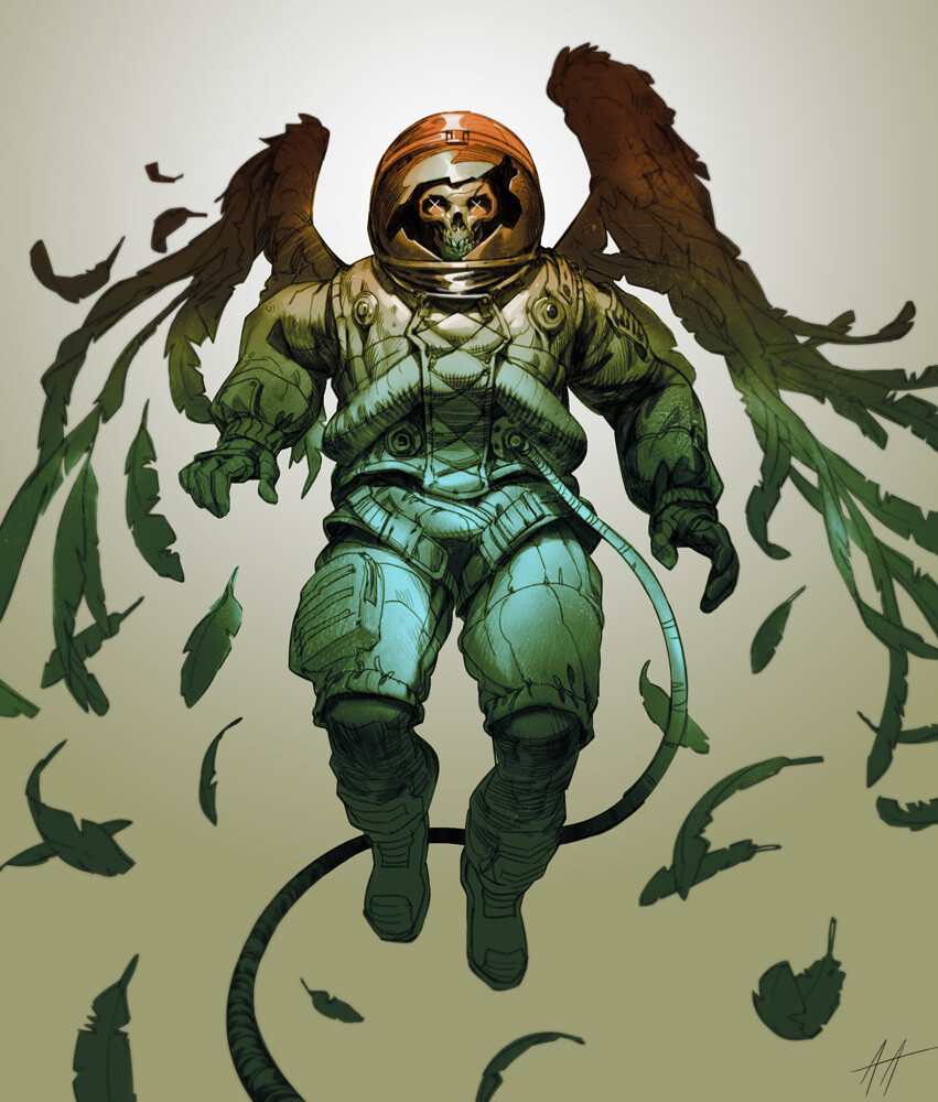 Angel by Alex Alexandrov : r/ImaginaryAstronauts