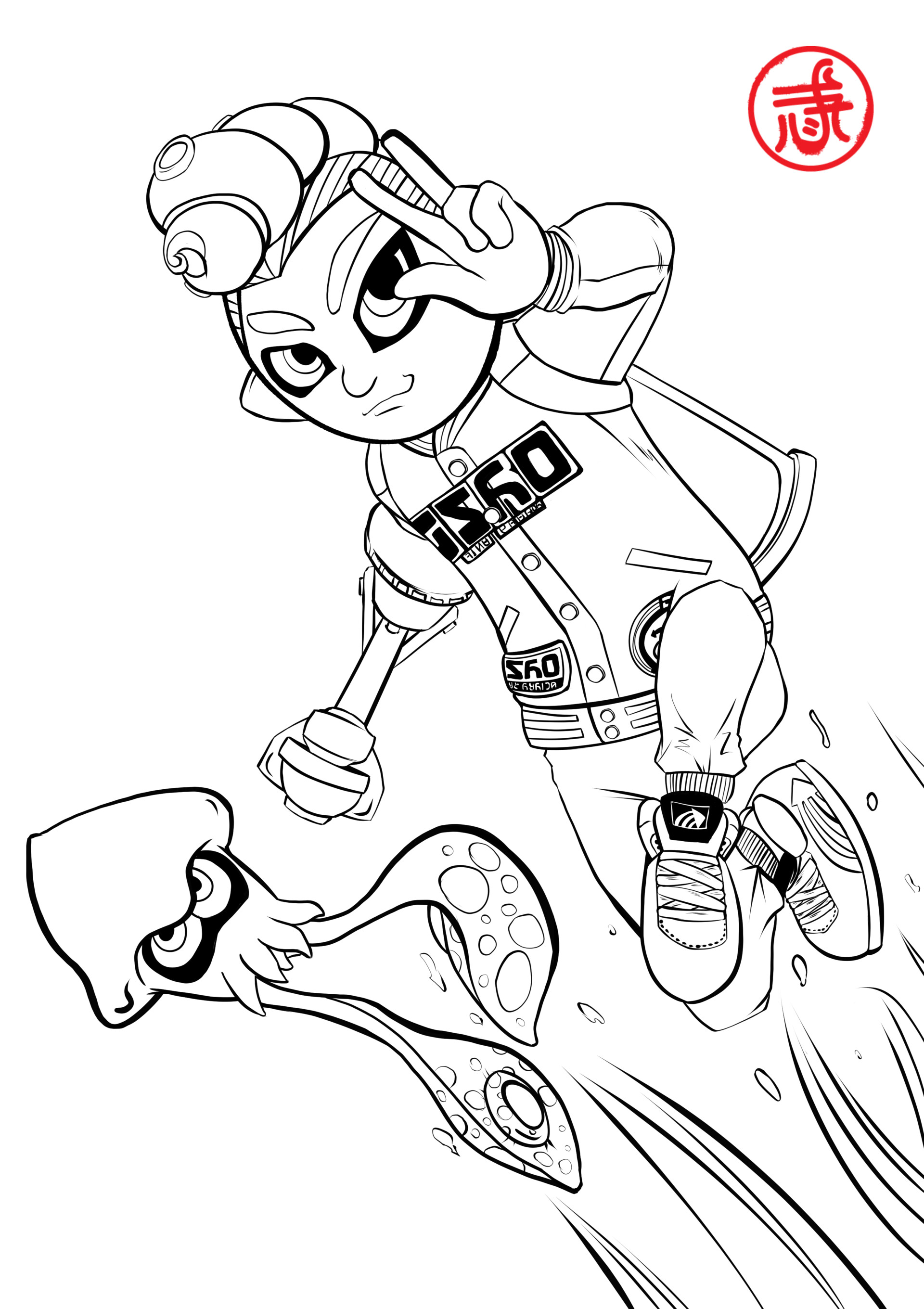 printable splatoon 3 coloring pages