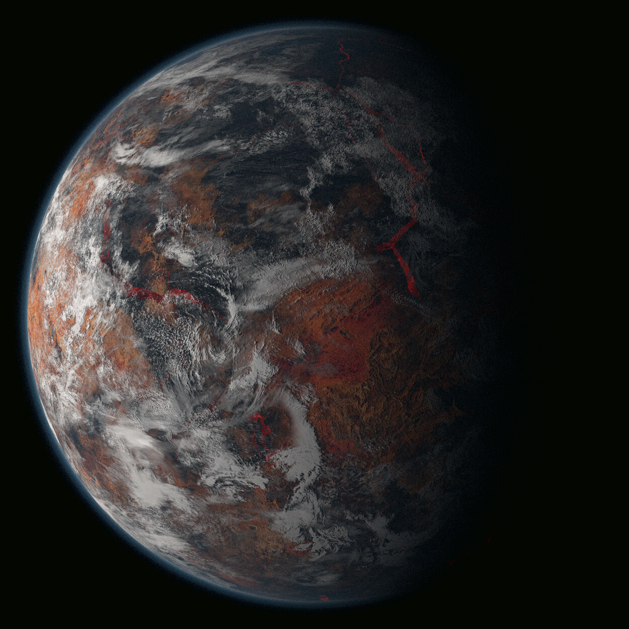 ArtStation - Volcanic Planet 03