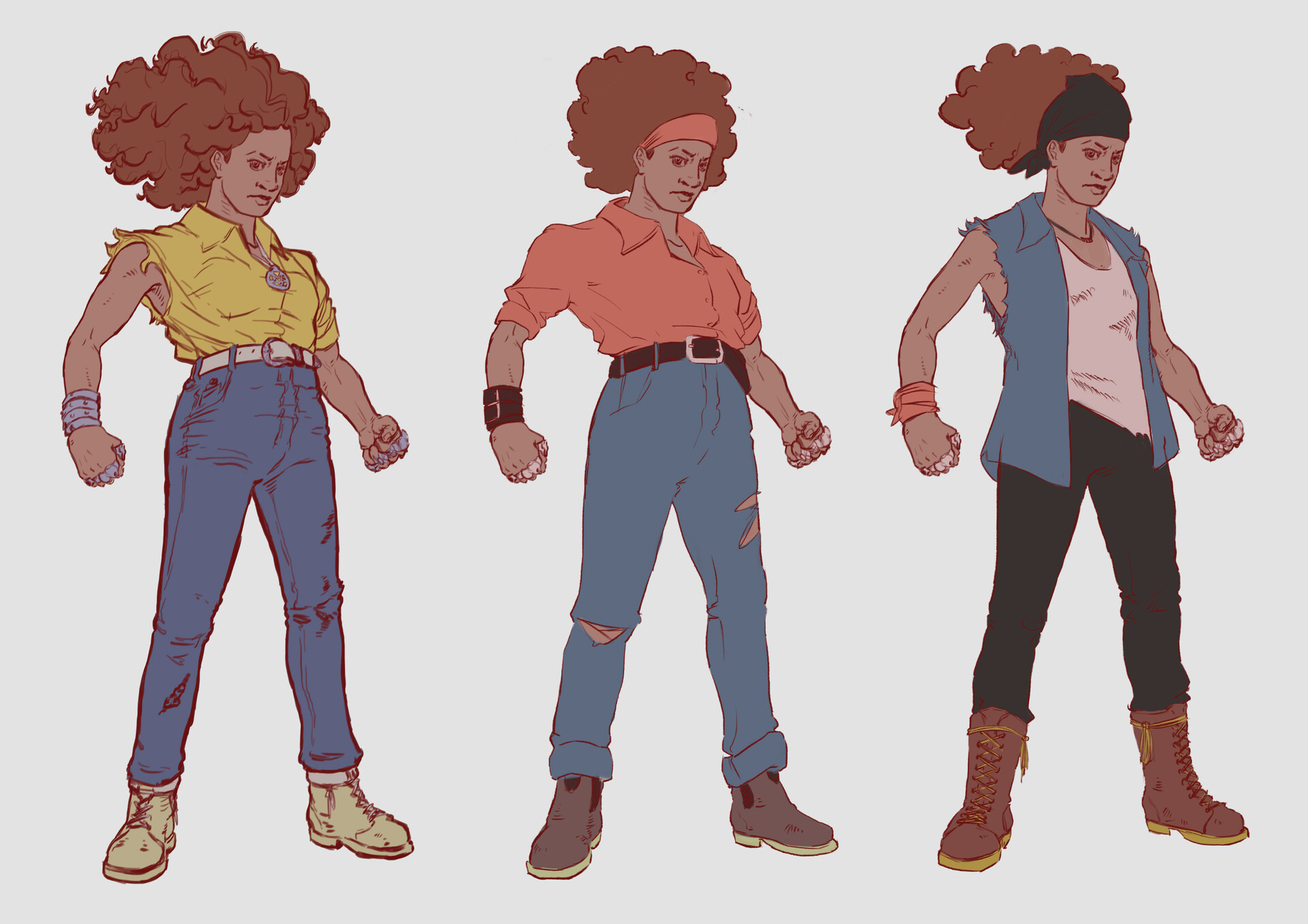 ArtStation - Characters - Final Girl Slasher Movie