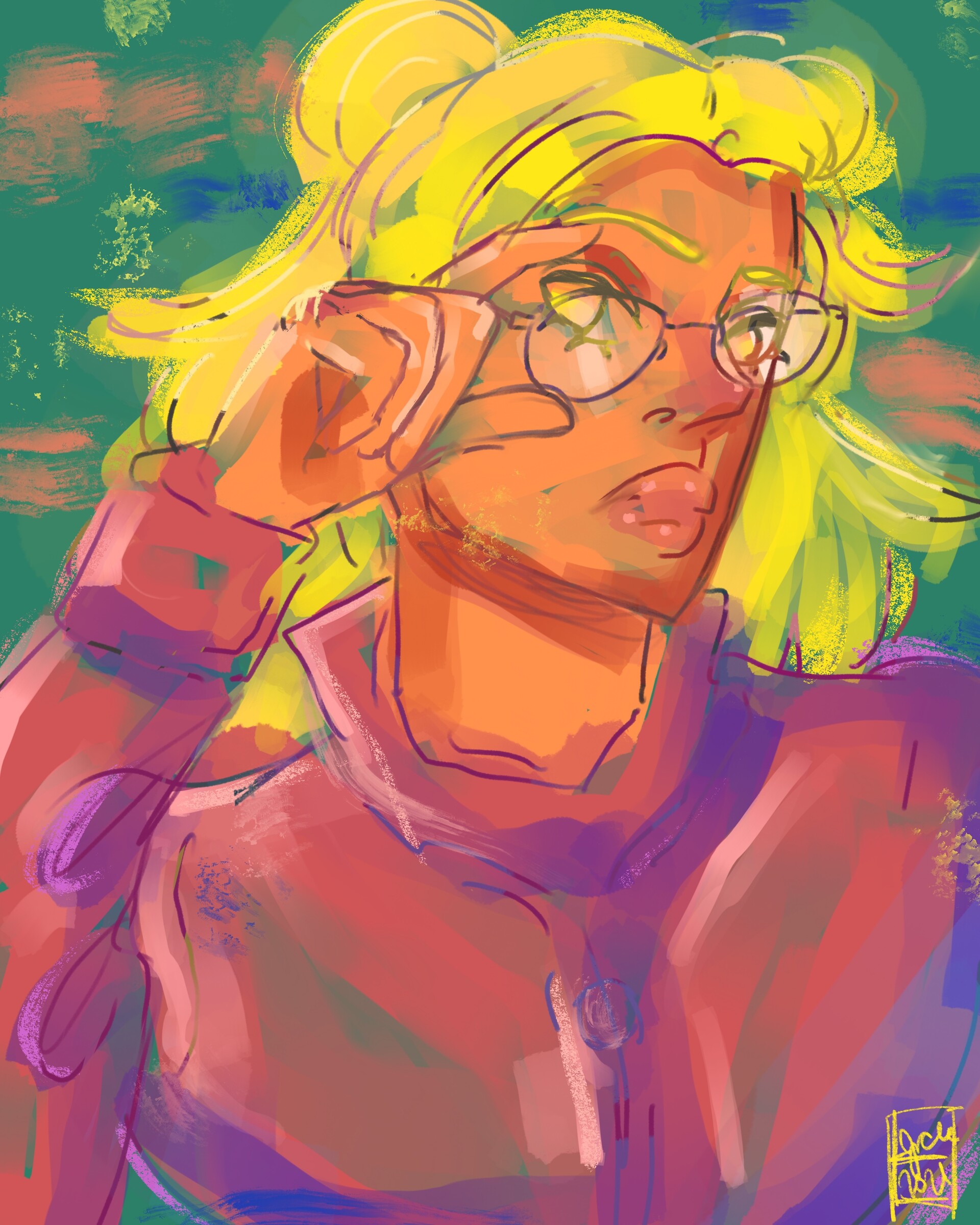 ArtStation - expressionist color practice