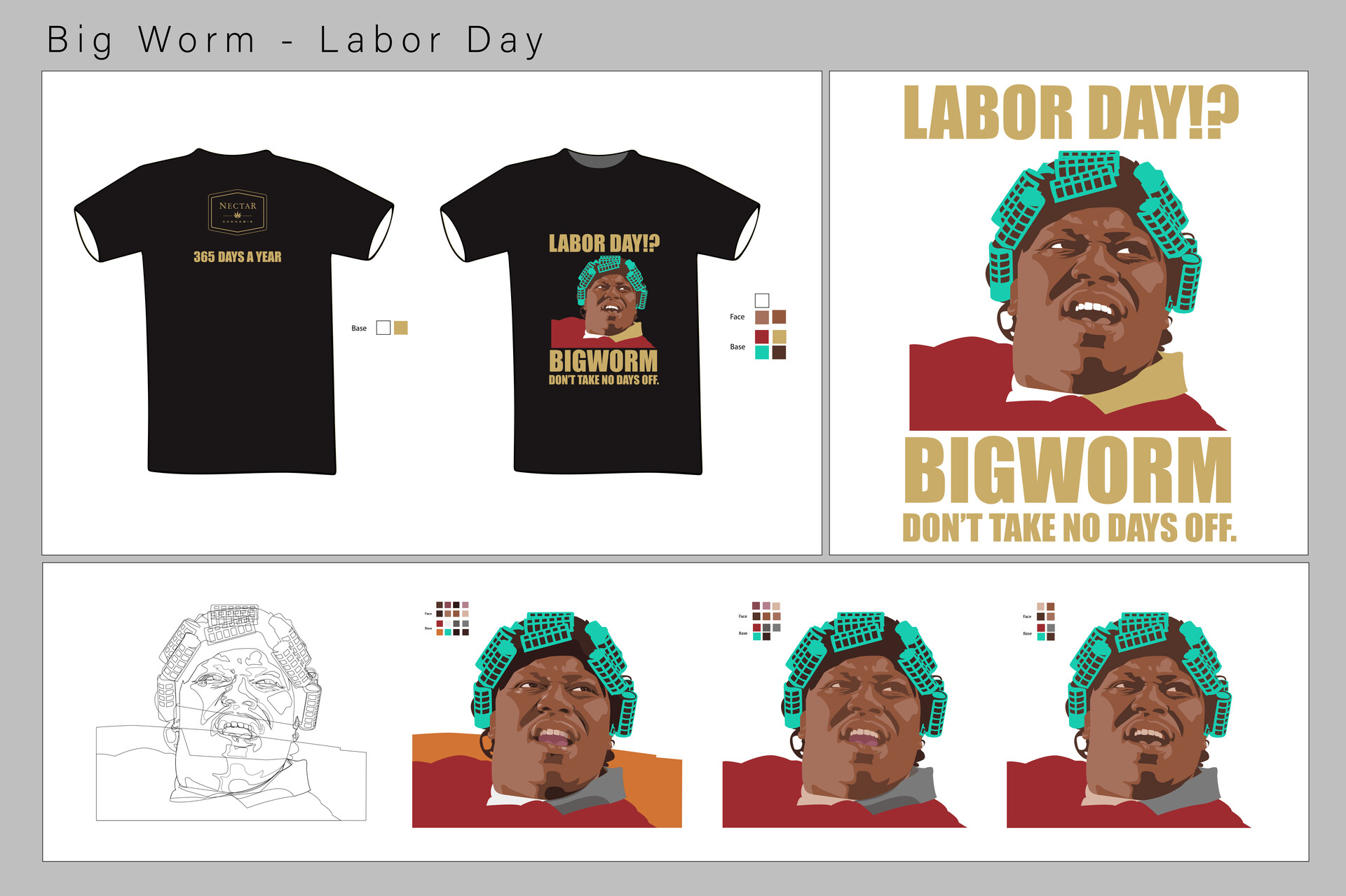 ArtStation - Big worm T-shirt