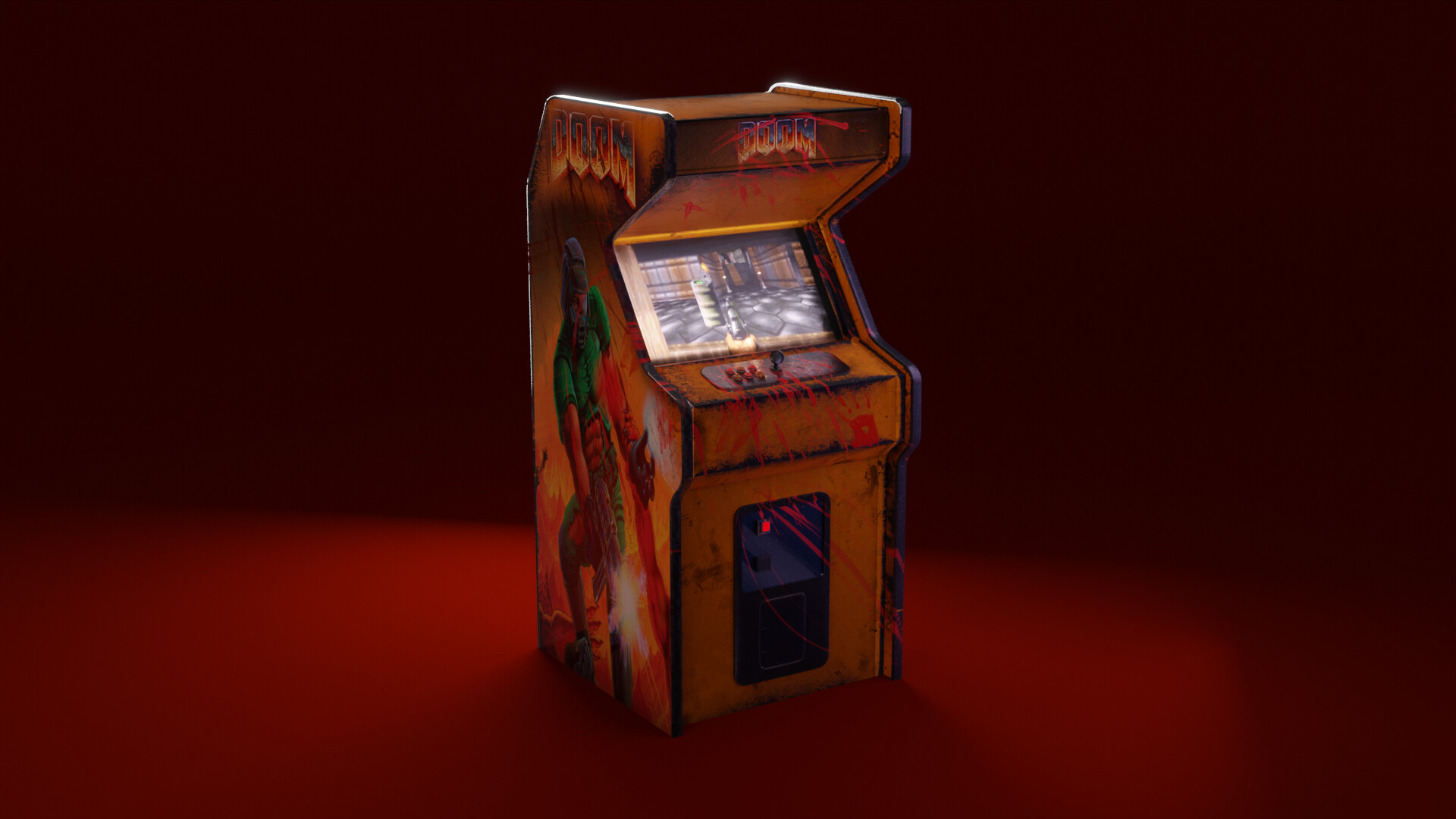ArtStation - DOOM Arcade