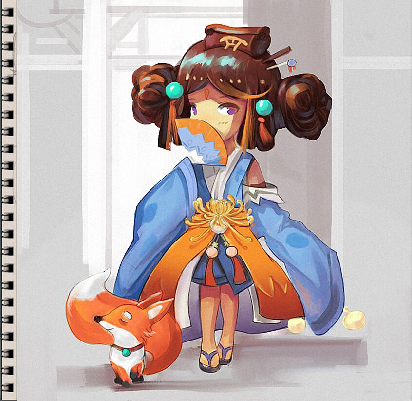 ArtStation - Chinese Princess Chibi