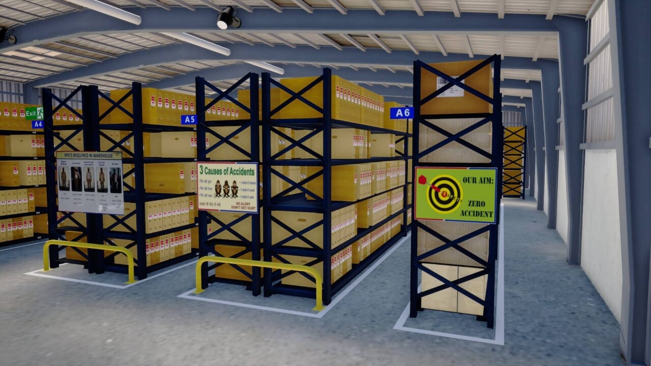 Aman Bhardwaj - Unity Level Design - Fork Lift Simulator Low Poly