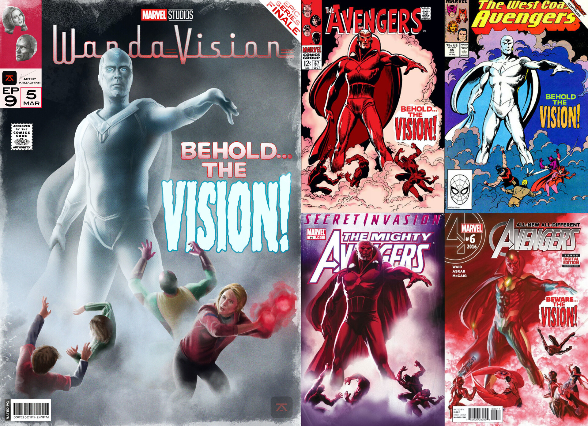 Adrian Kris Malaque - Wandavision Poster/Comic Art