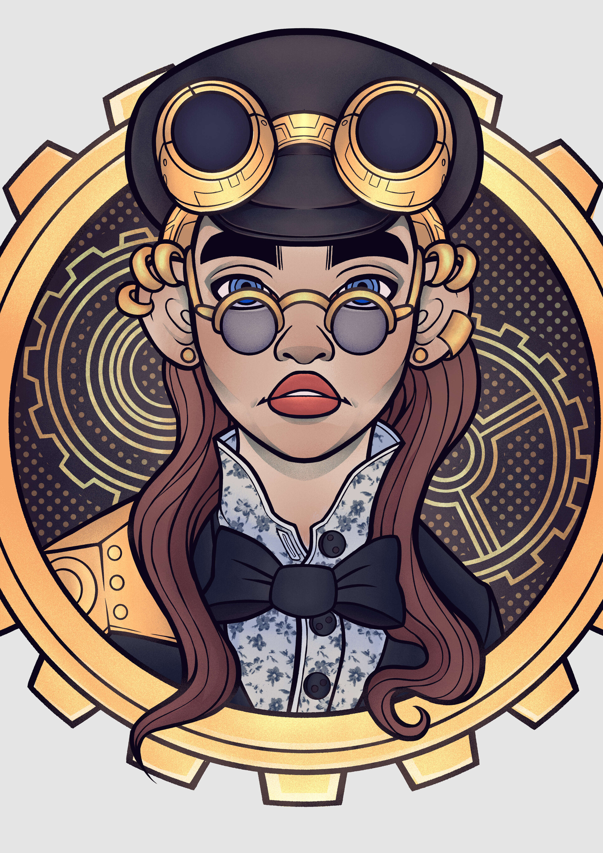 ArtStation - Girl Steampunk