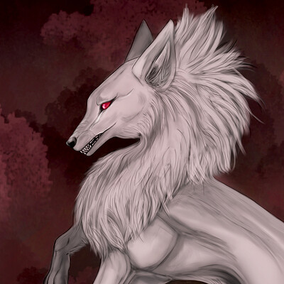 demon white wolf