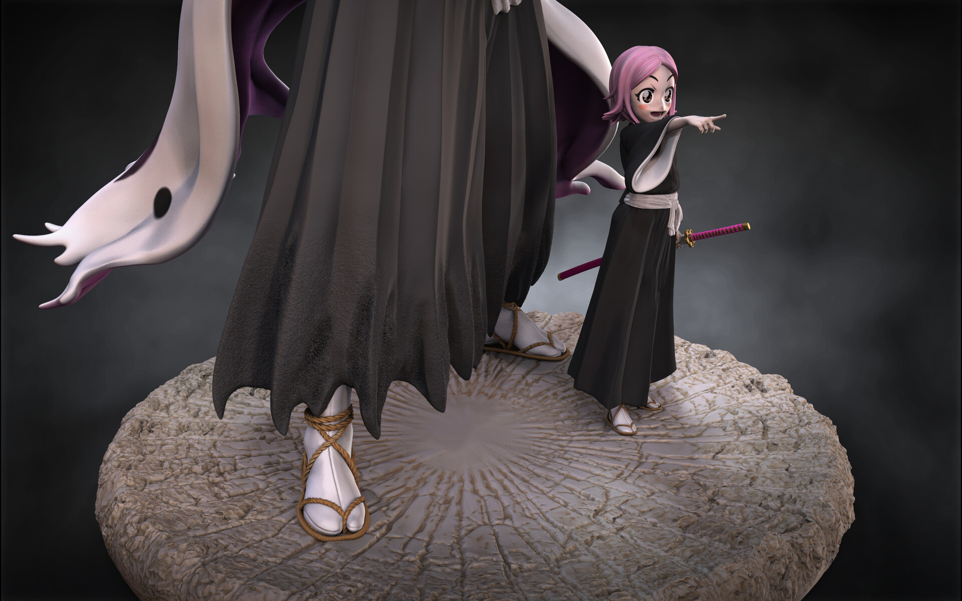 Kenpachi And Yachiru Wallpaper