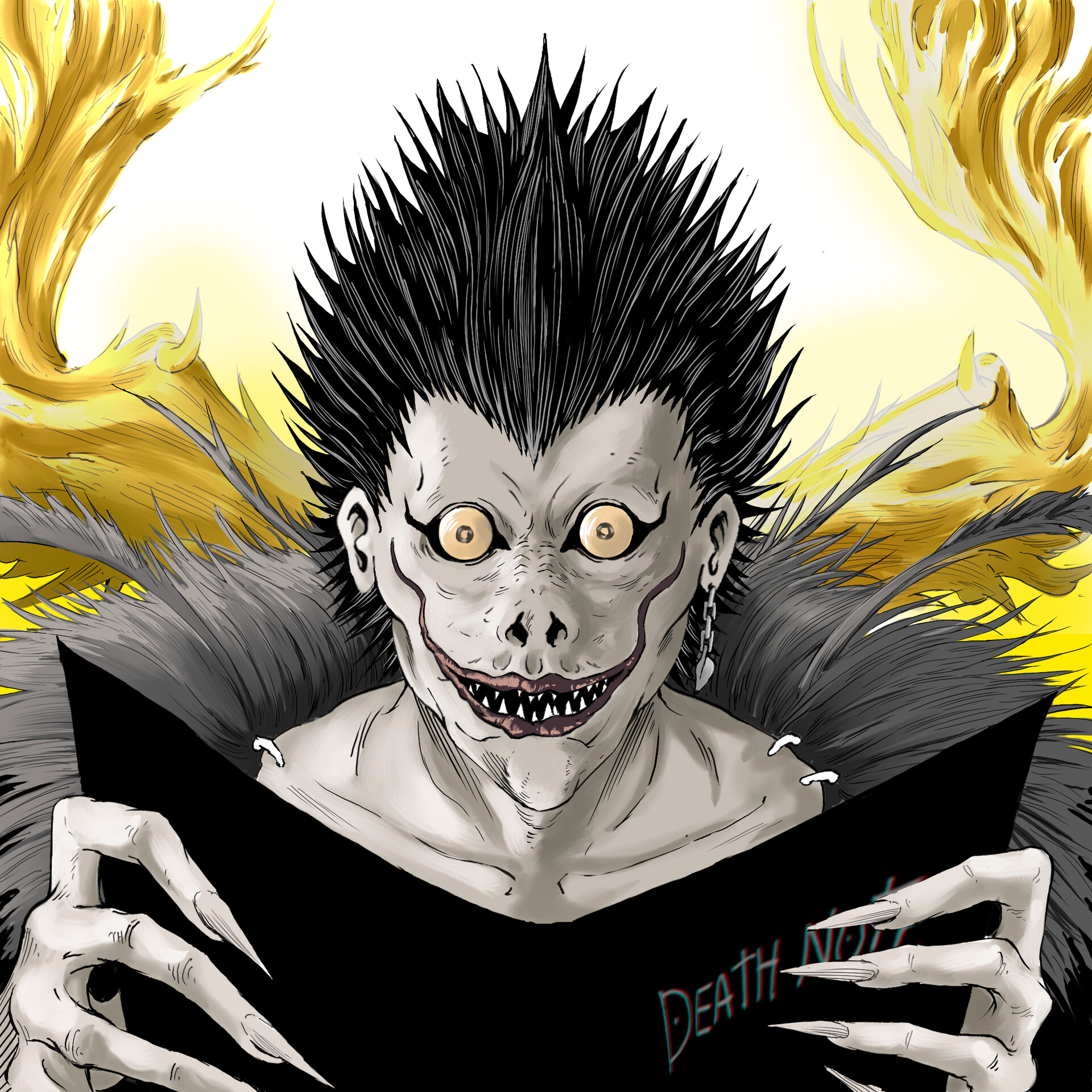 ArtStation - DEATH NOTE PROJECT Ryuk GIF