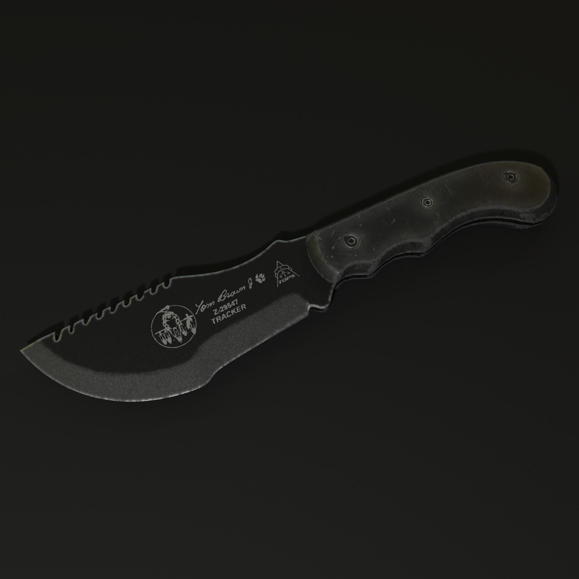 ArtStation - Tracker Knife Game Ready