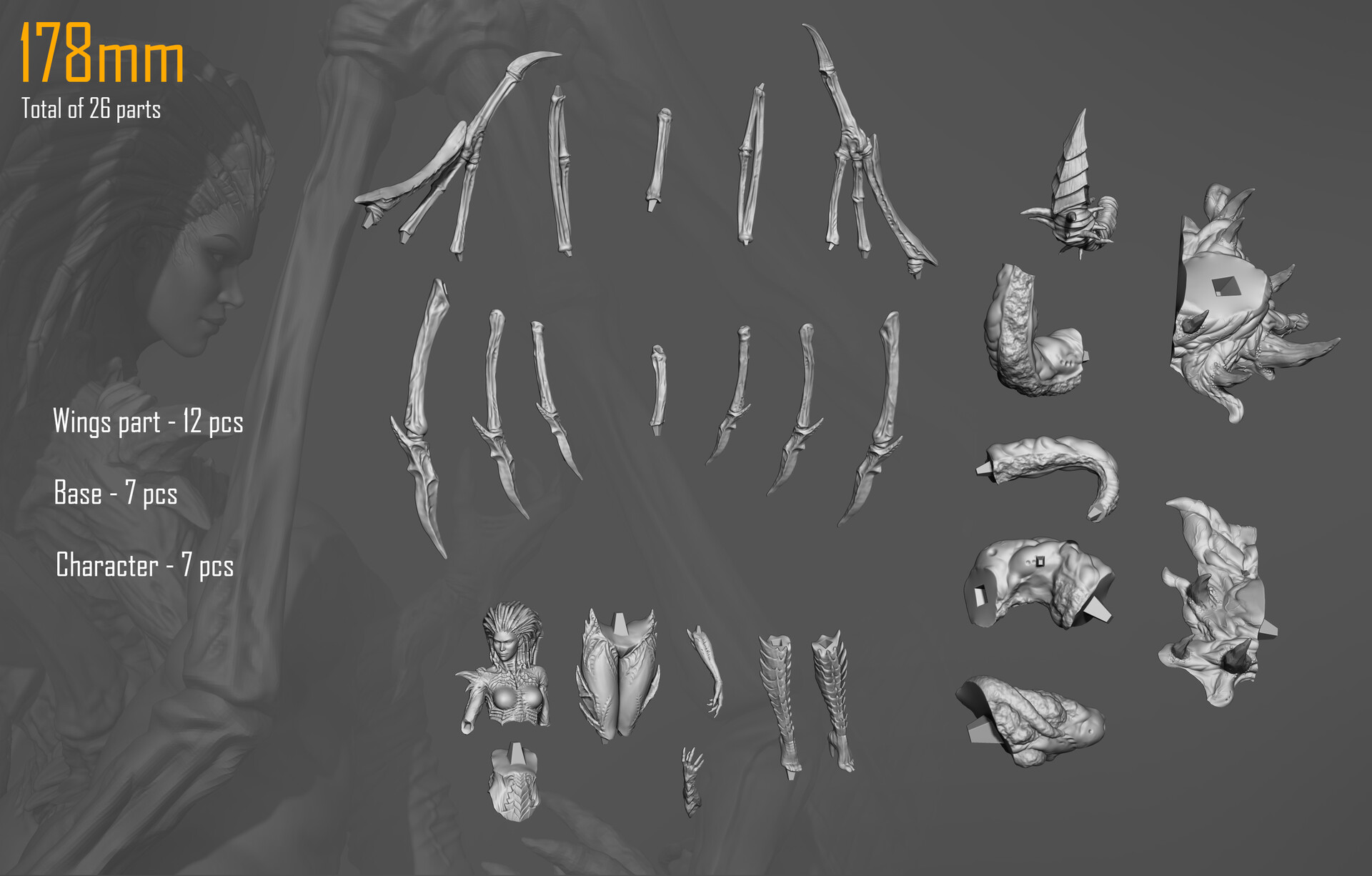 NomNom Figures - Sarah Kerrigan - Queen of Blades