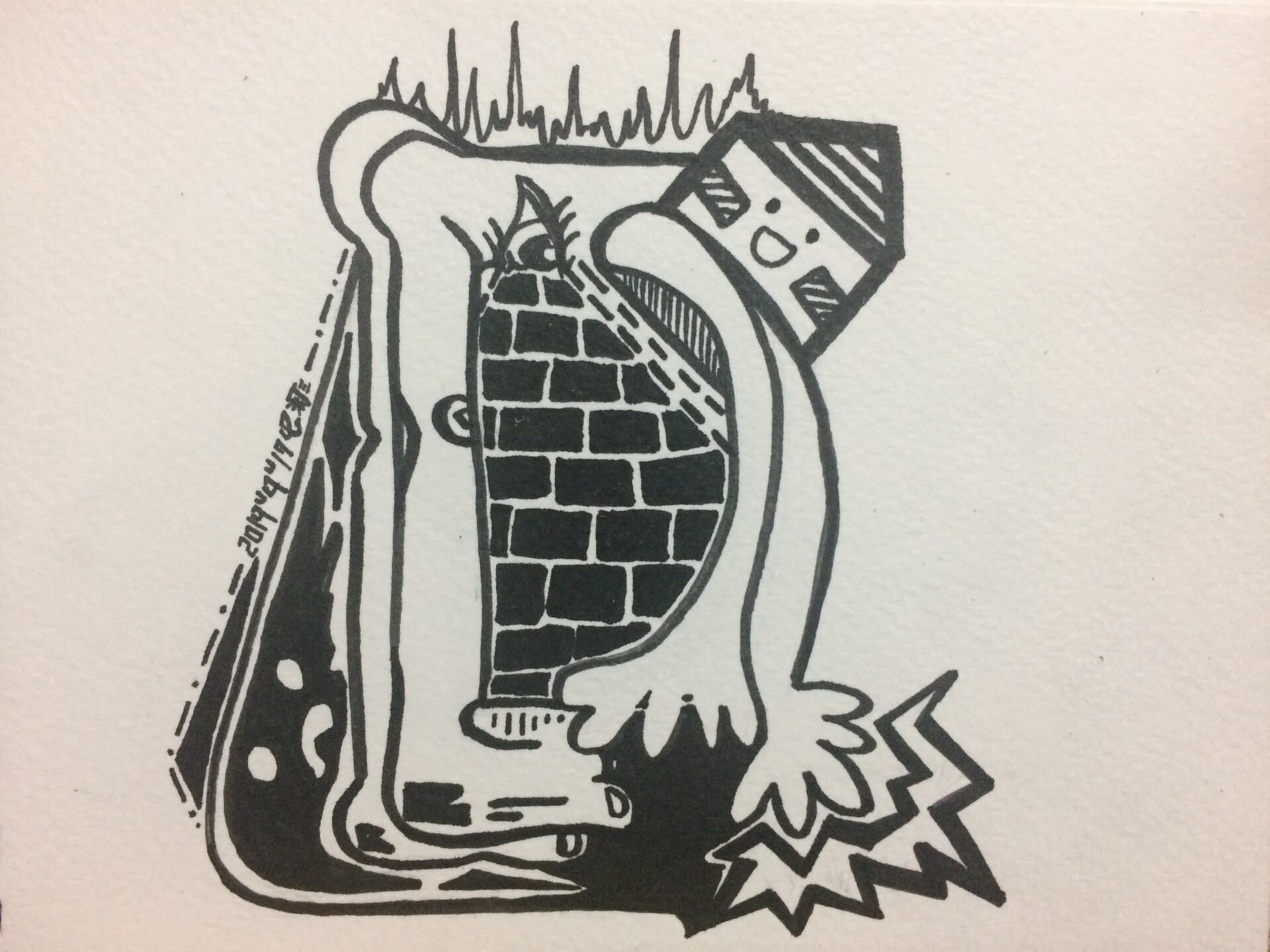 ArtStation - 【D】English alphabet painting