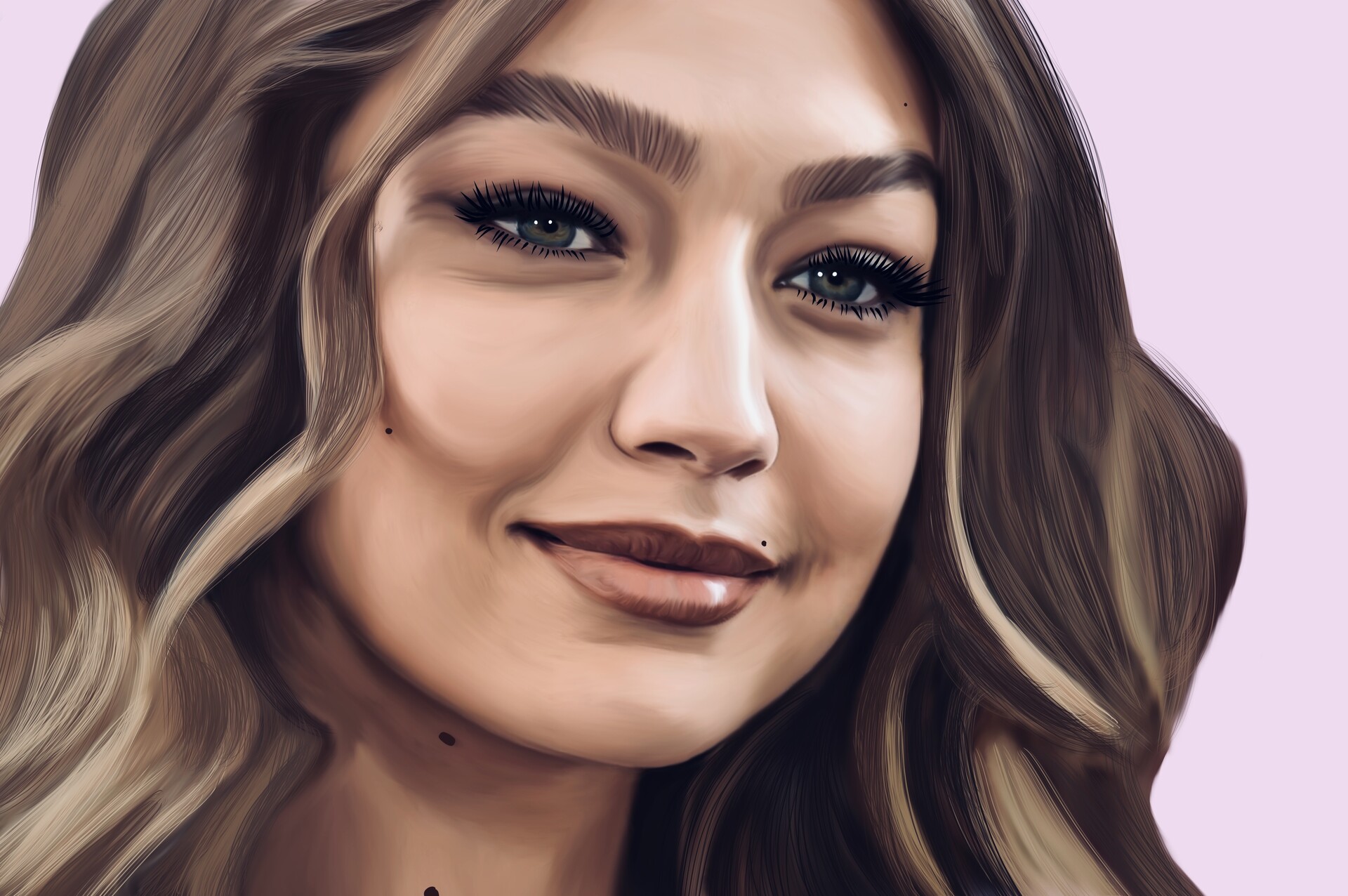 ArtStation - Gigi Hadid part II