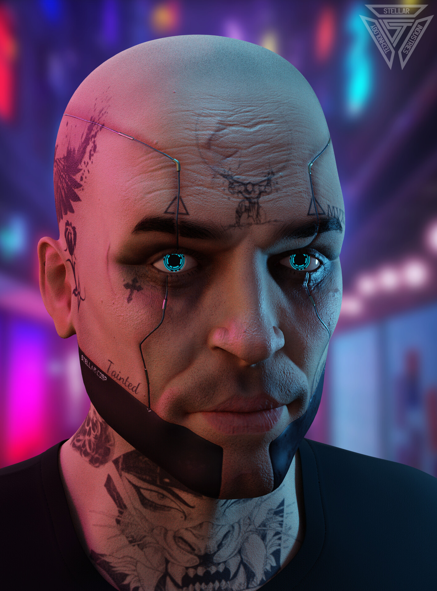 ArtStation - Cyberpunk Dude
