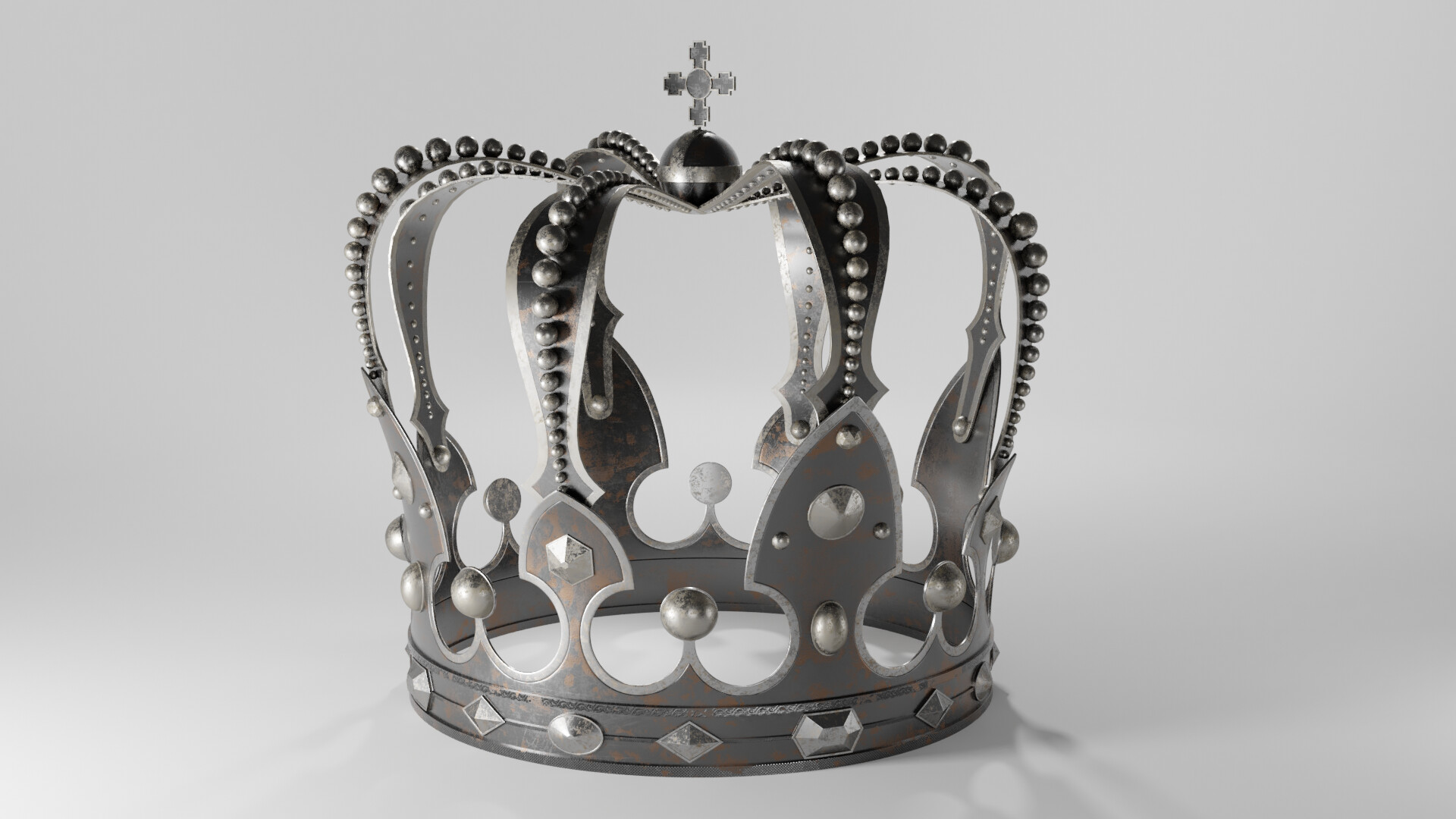 ArtStation - Steel rusty crown