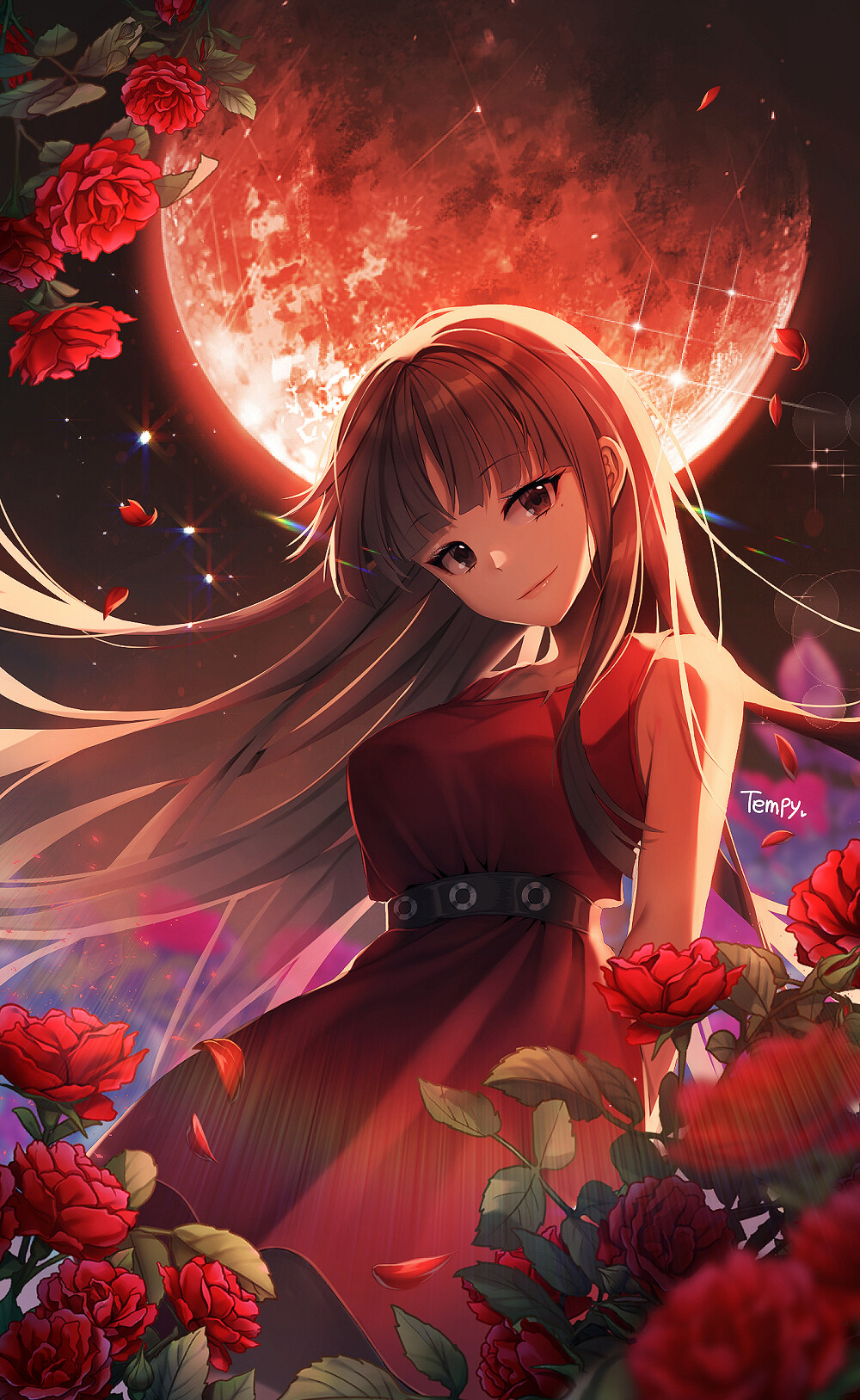 ArtStation - Red lady