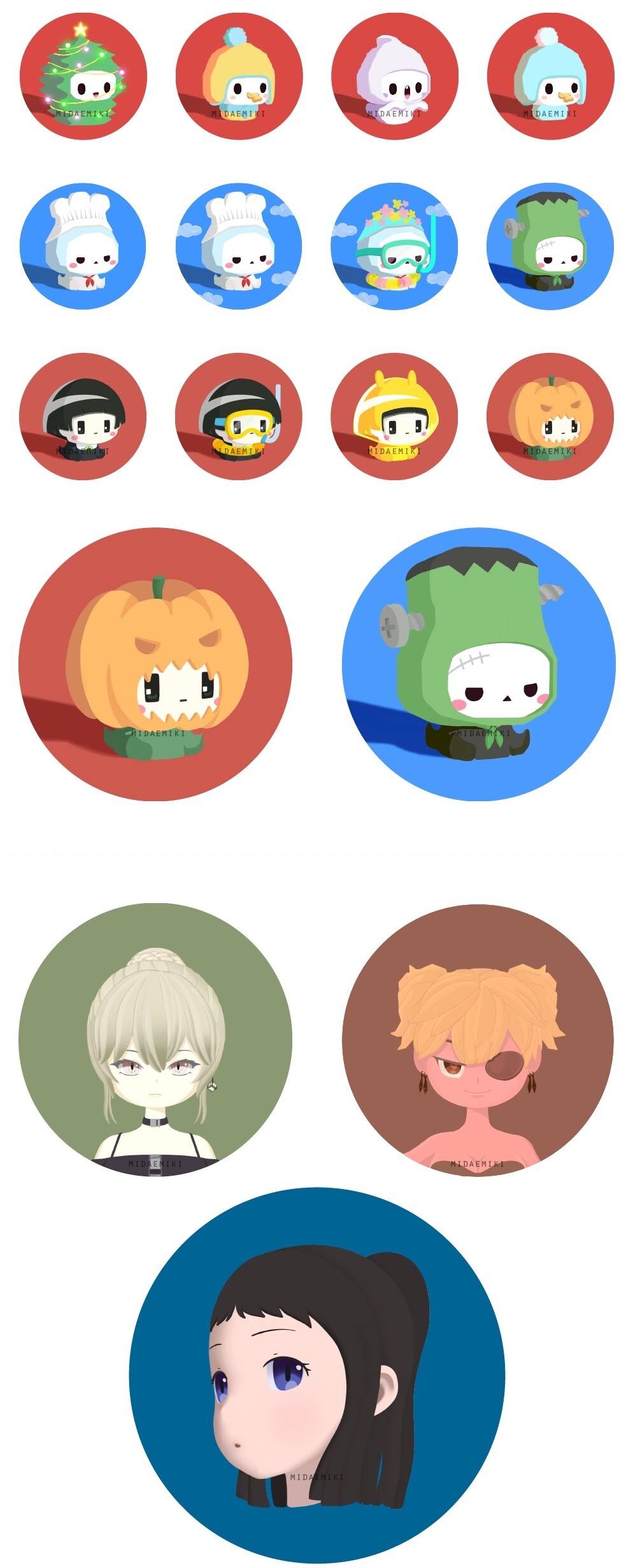 ArtStation - mini character design