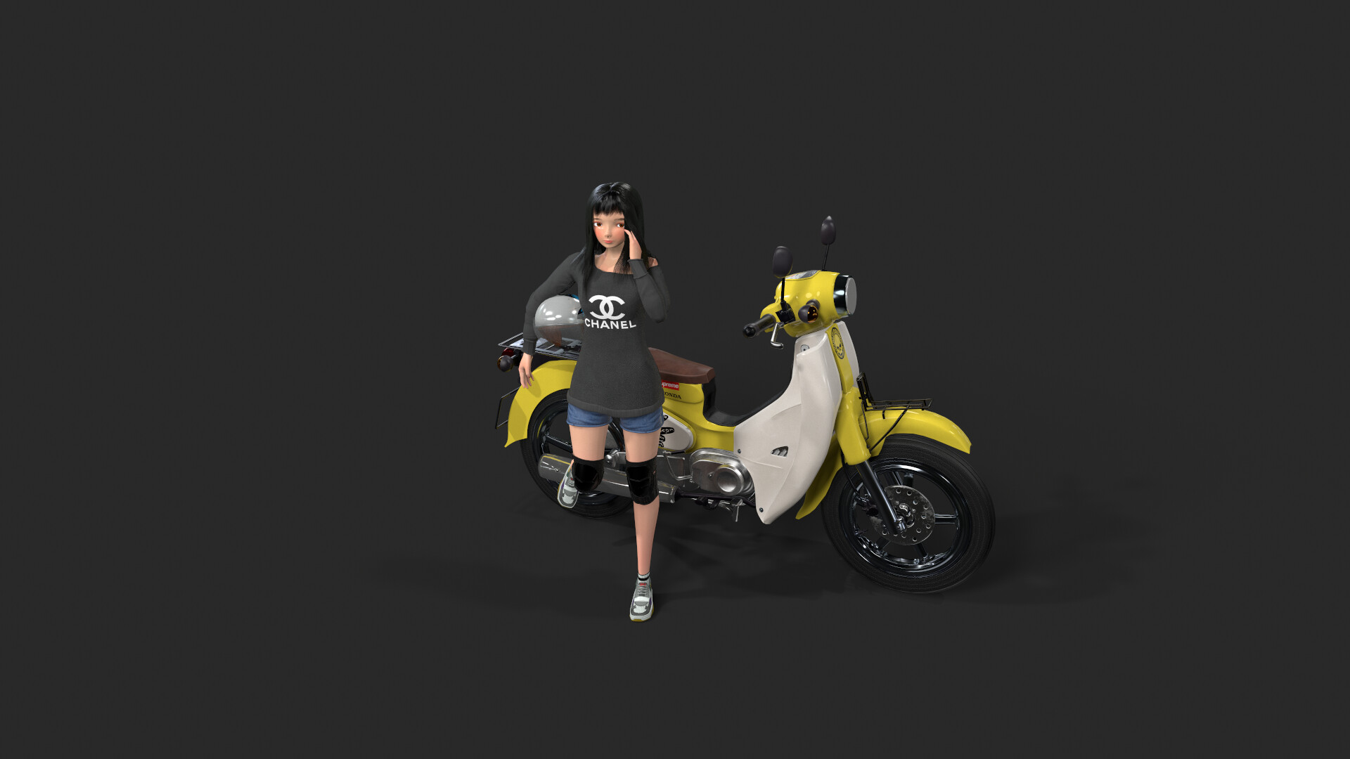 ArtStation - Super Cub Girl