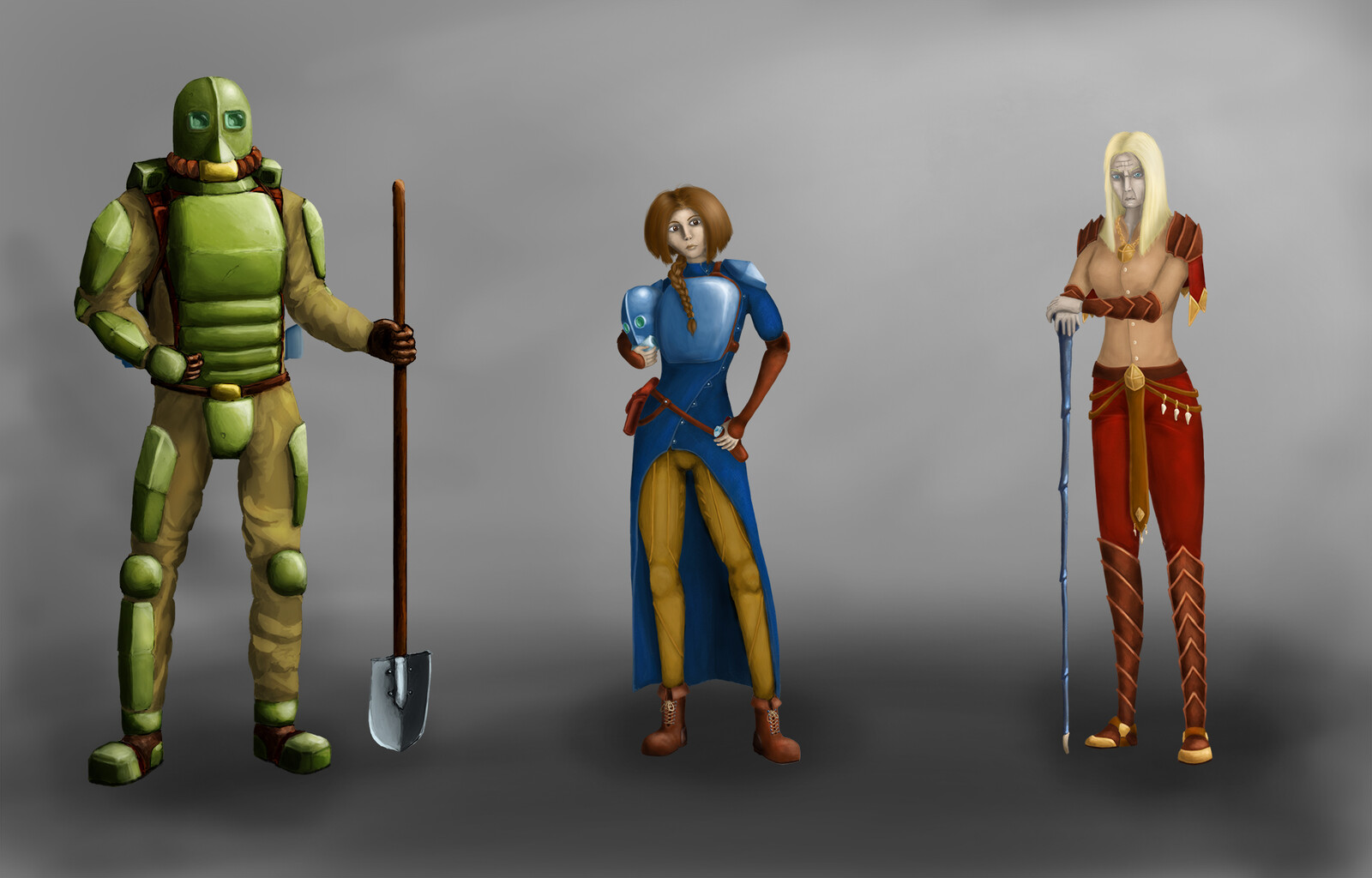 Max Minaev - Characters of ruined earth.