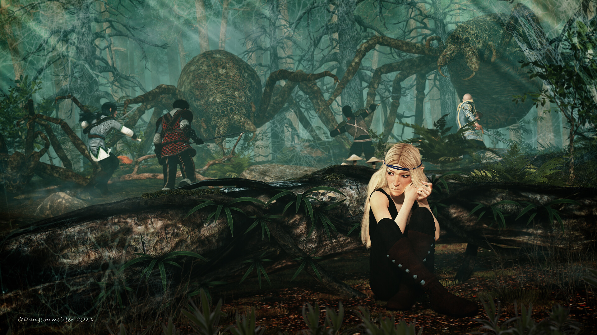 ArtStation - Colossal Spiders