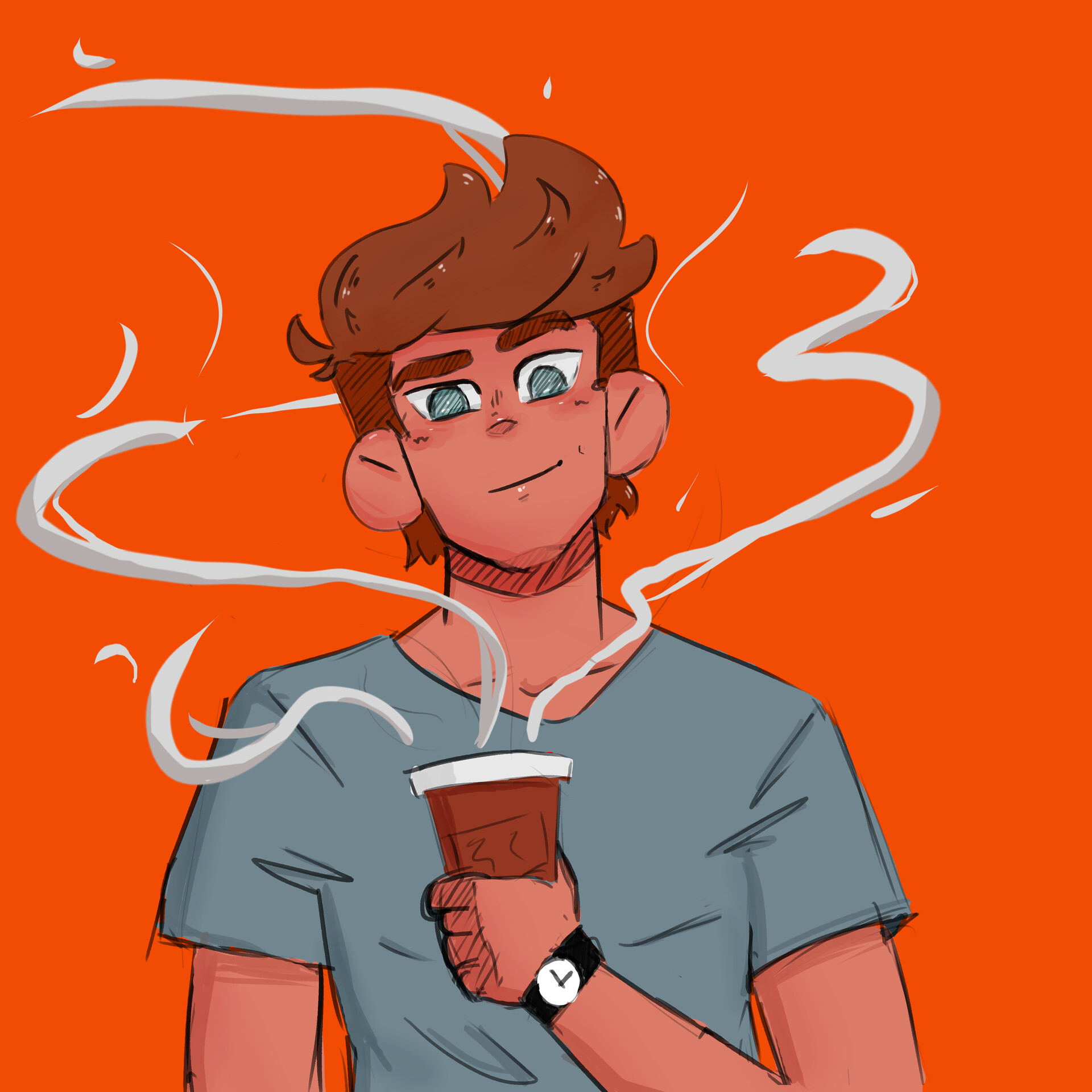 ArtStation - Coffee guy