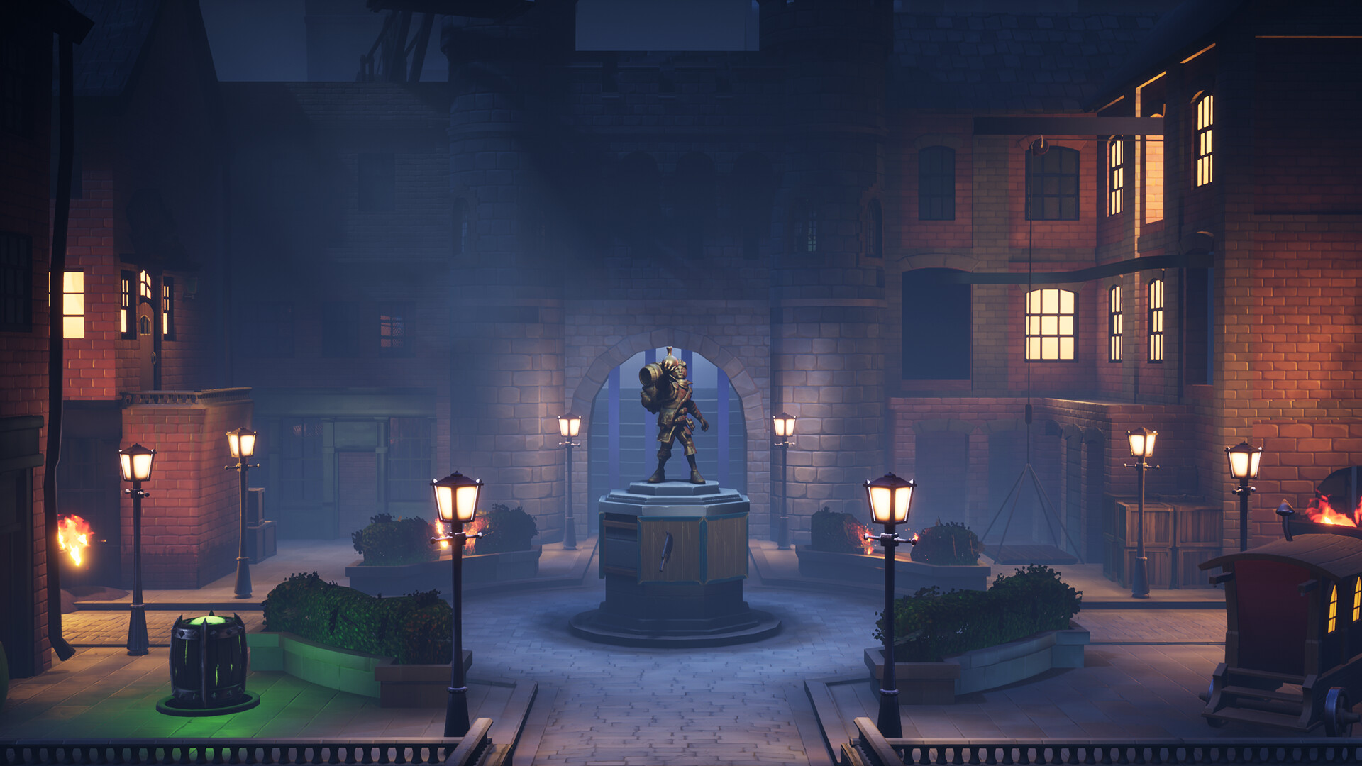 Matthew Gilchrist - Brimstone Brawlers - Courtyard (Original)