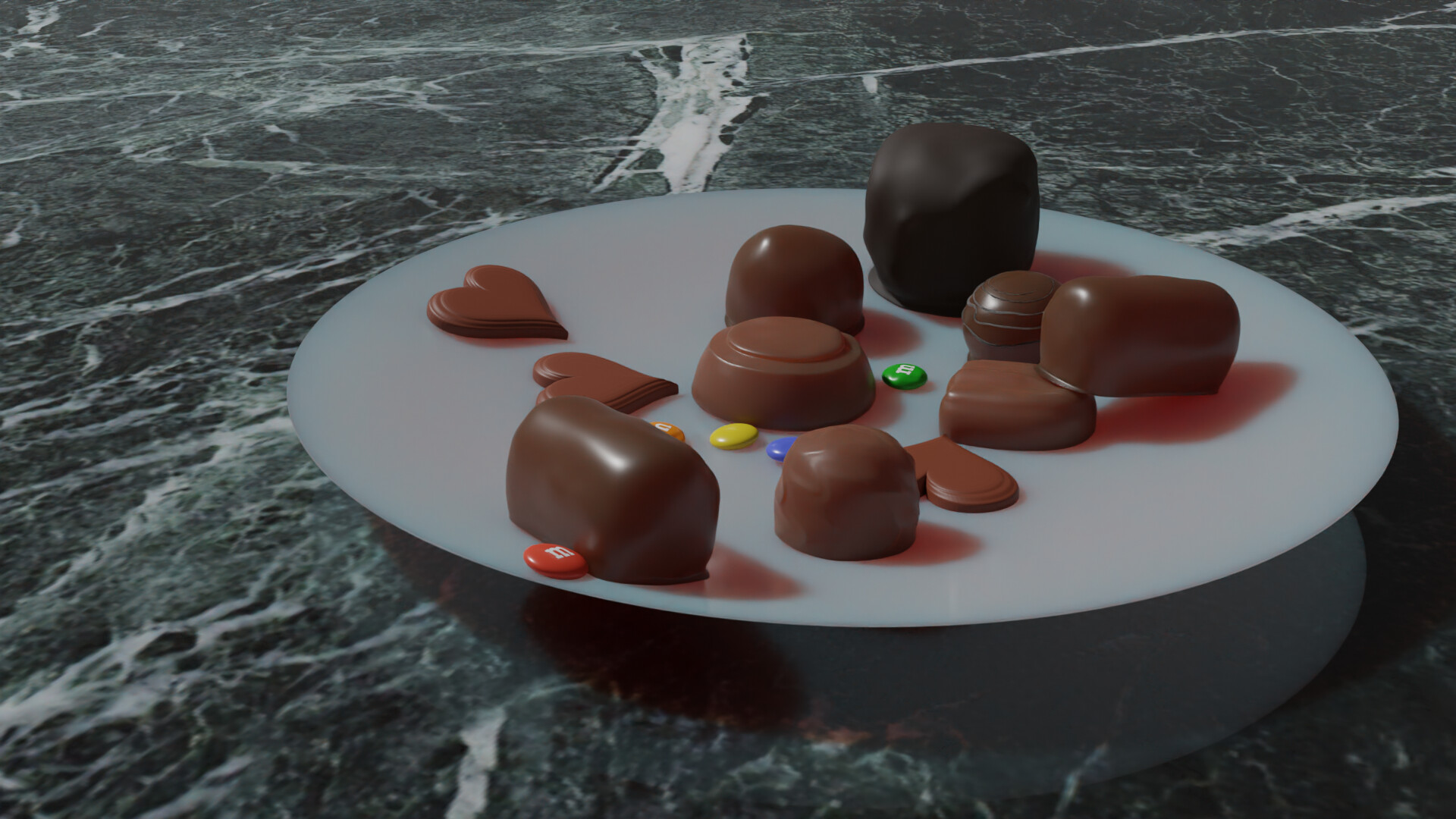 ArtStation - Chocolate plate