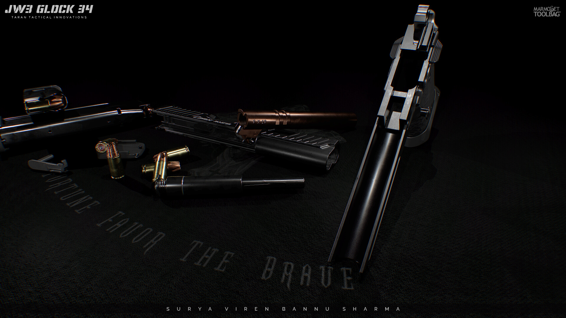 Surya Sharma - JW3 STI 2011 Combat Master - High-Poly Handgun/Weapon ...