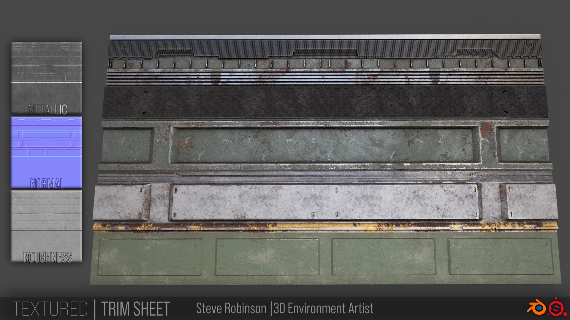 Steve Robinson - Trim Sheet Creation | Sci-Fi | Environment Study