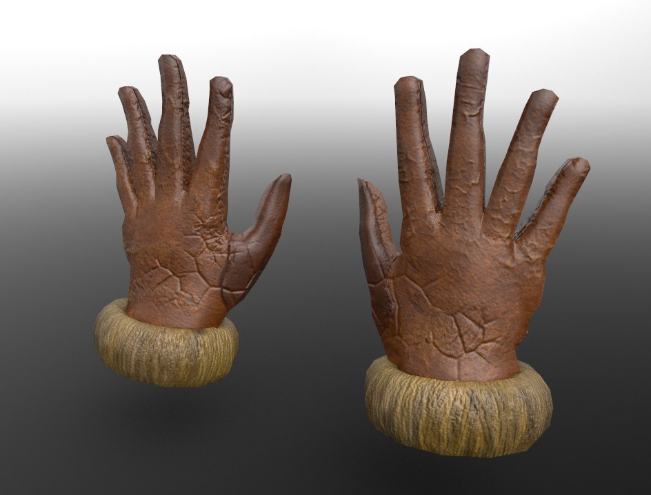 ArtStation - Senior Project: Gloves & Textures
