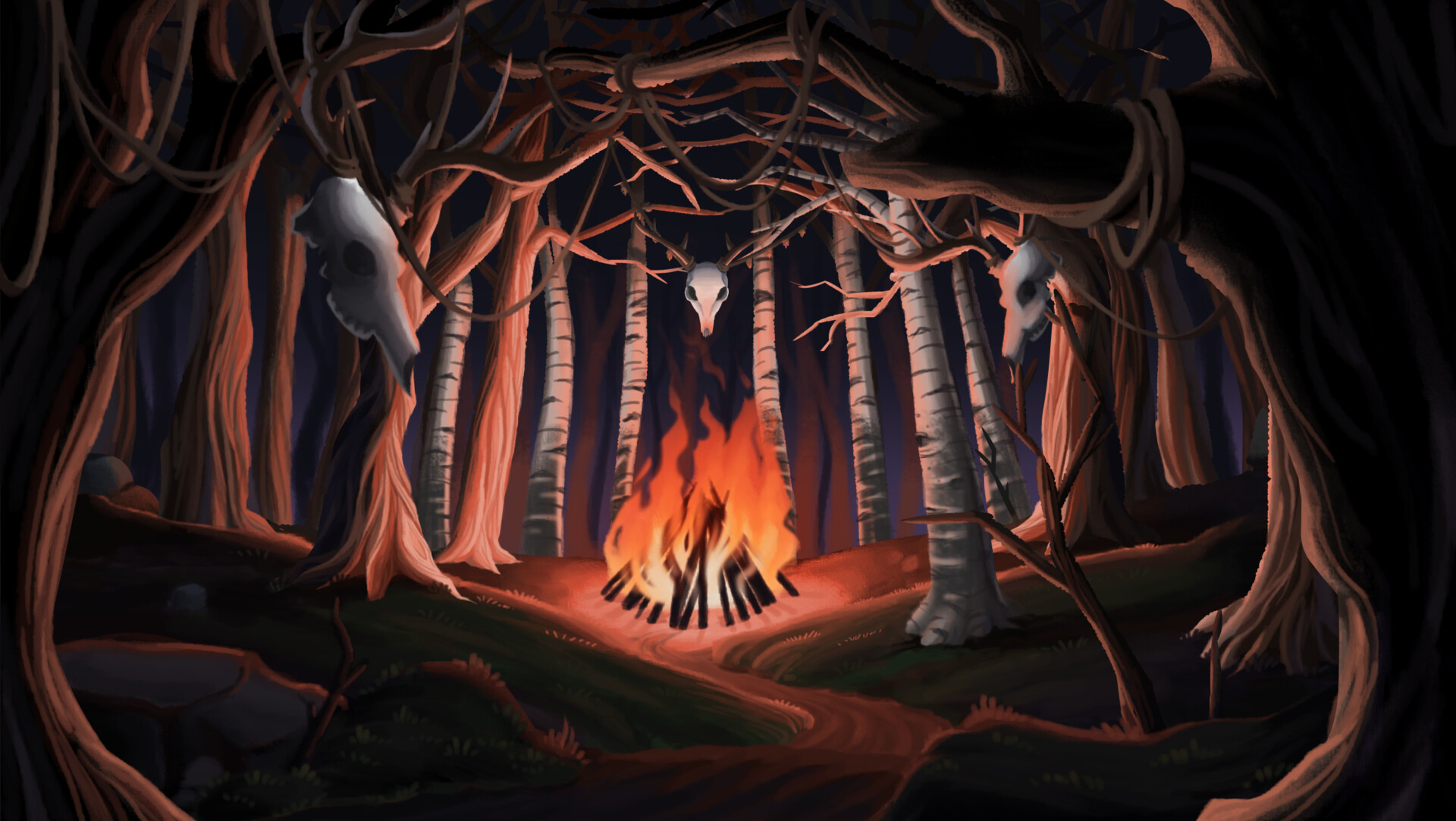 ArtStation - Horror Forest