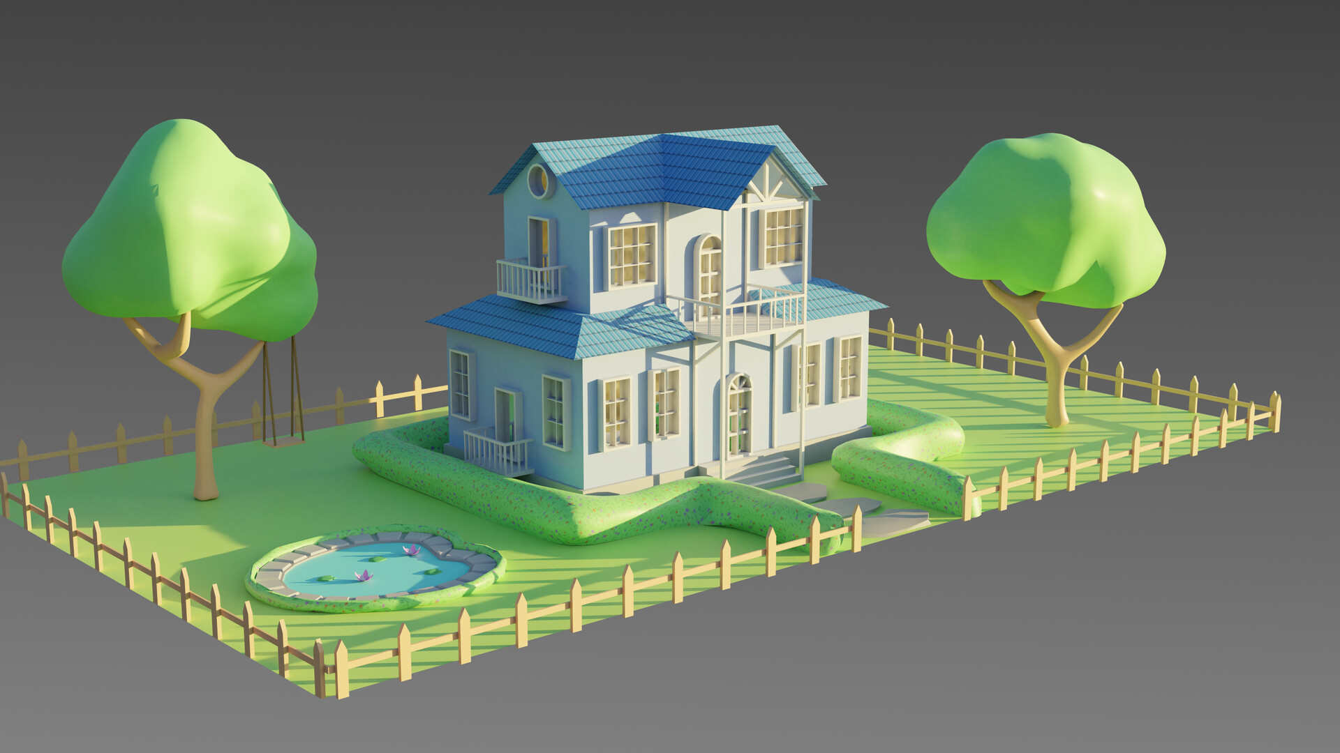 ArtStation - Low Poly Building 3