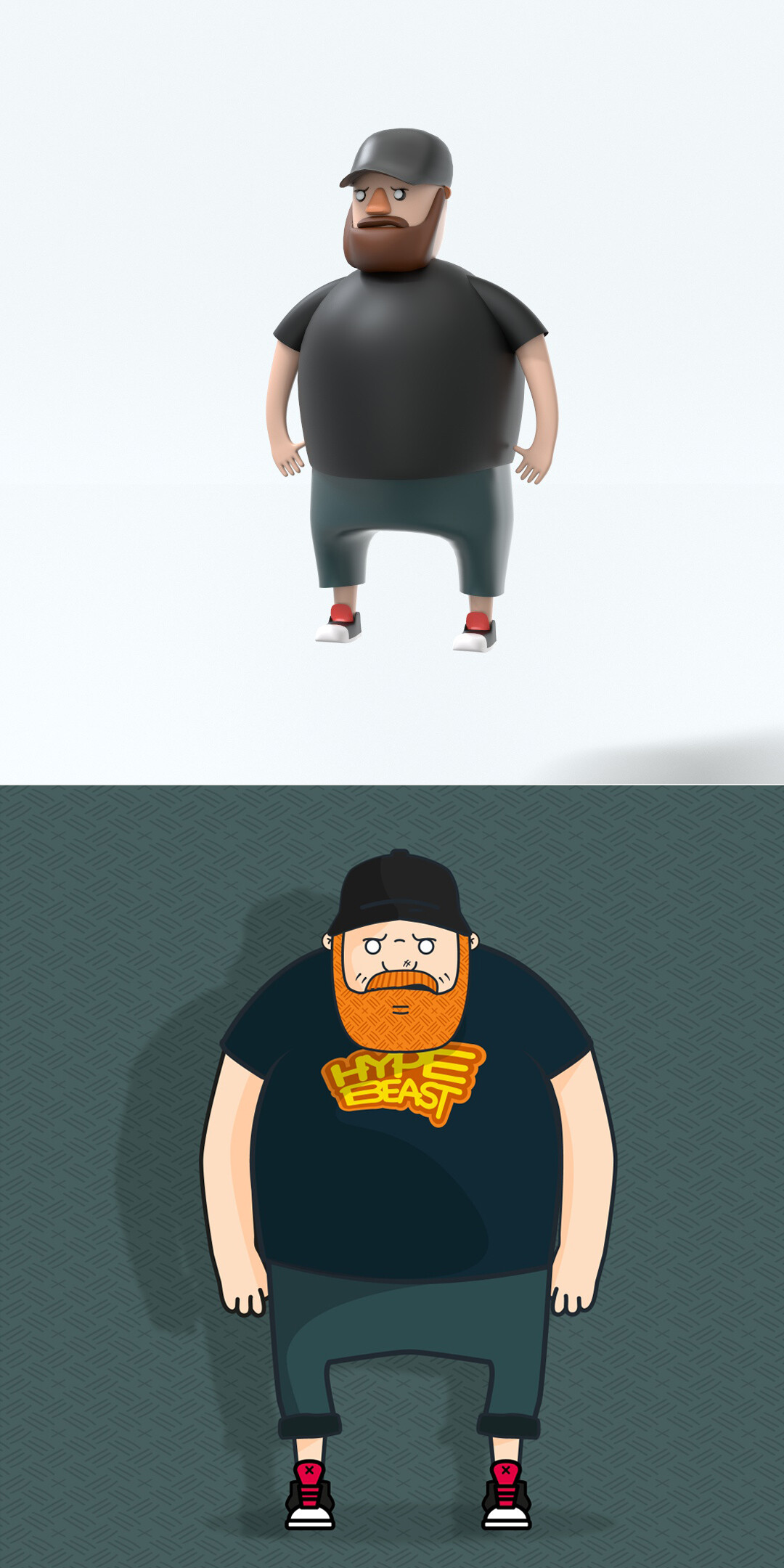 ArtStation - My first character by scratch:)