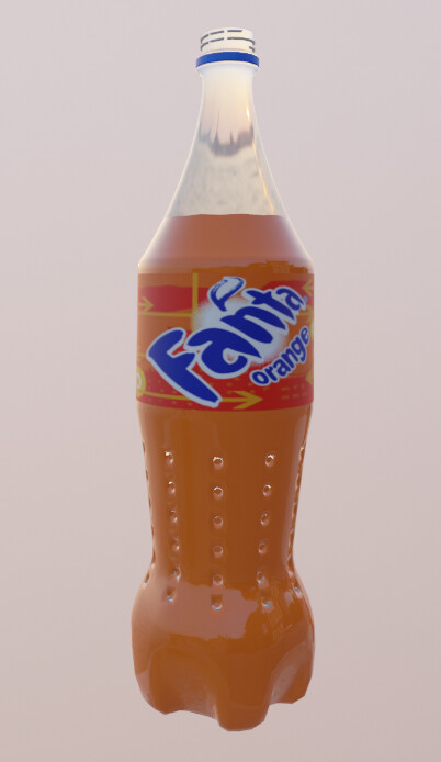 ArtStation - fanta bottle