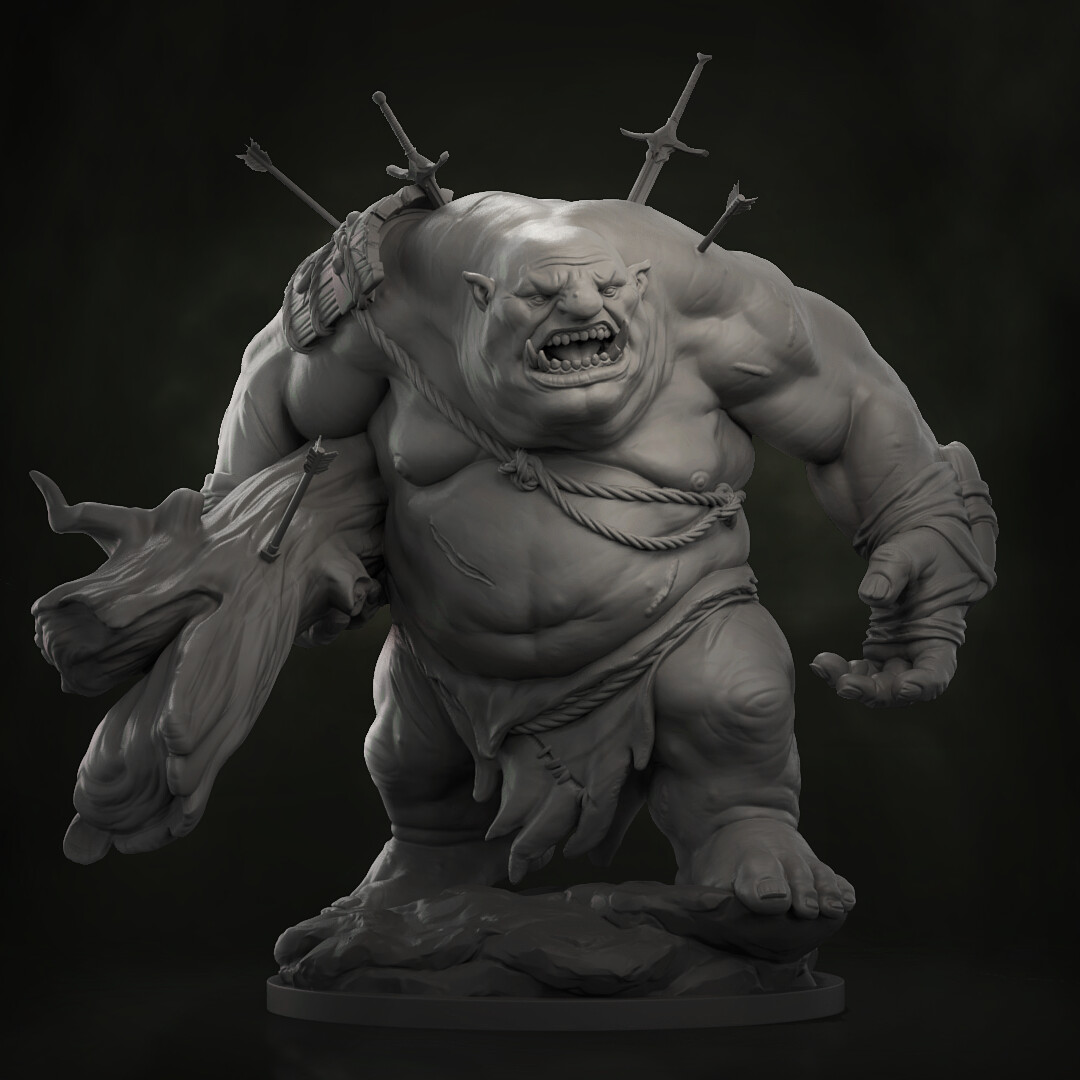 ArtStation - Troll - Miniature