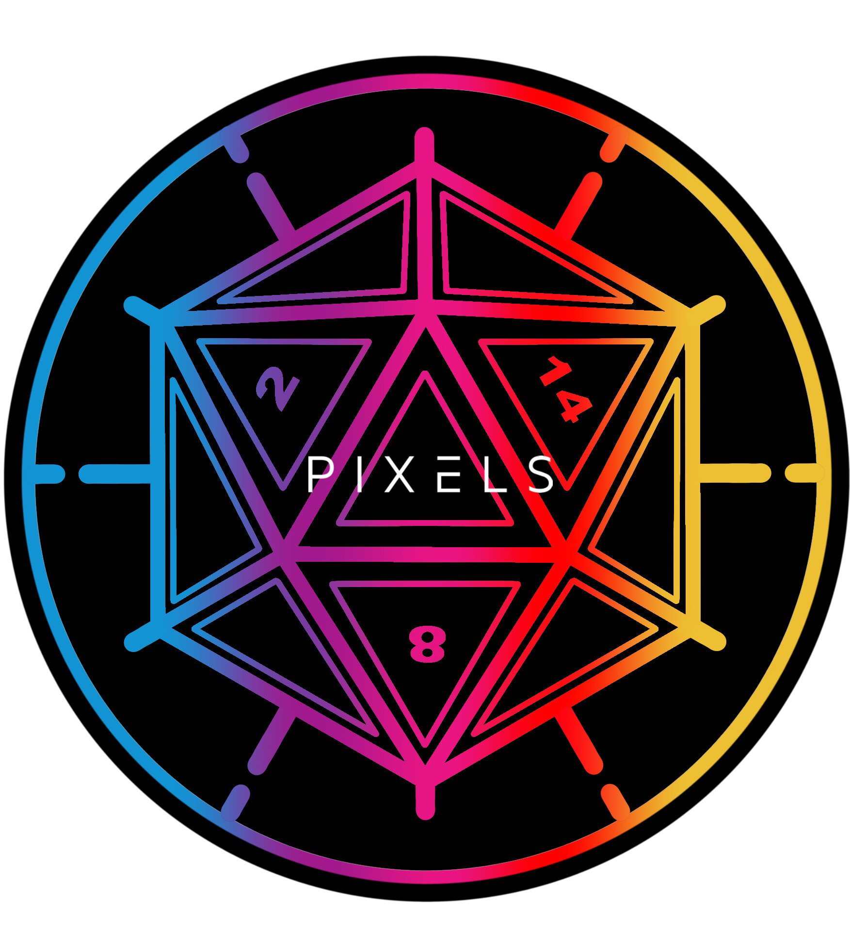 ArtStation - Pixel d20 Title Concept