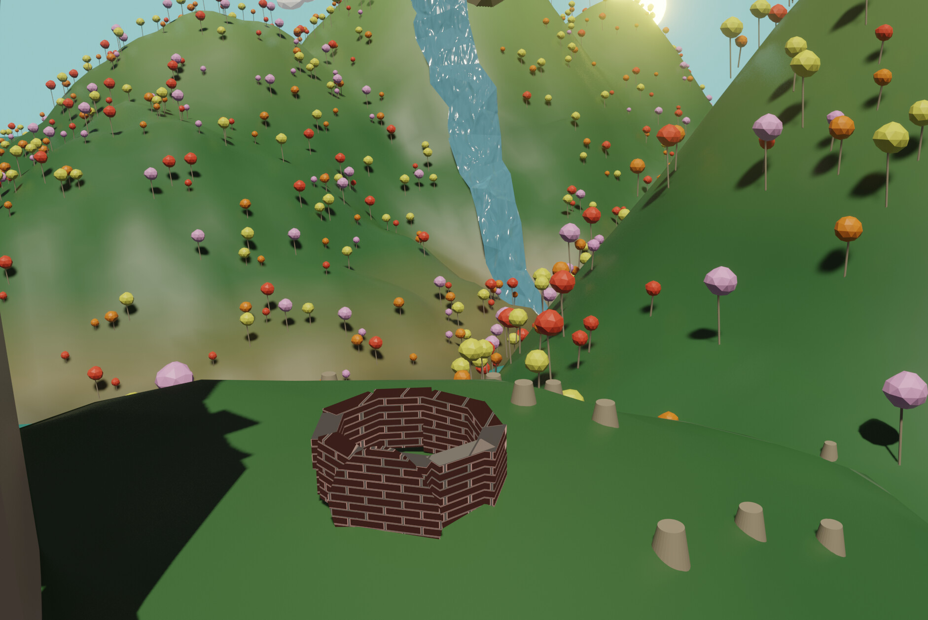 Max Curtiss - MI247 Project 2: Low-poly Environment - (Lorax Themed)