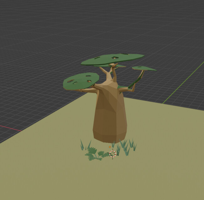 Christopher Antrim - Low-Poly Savannah Landscape