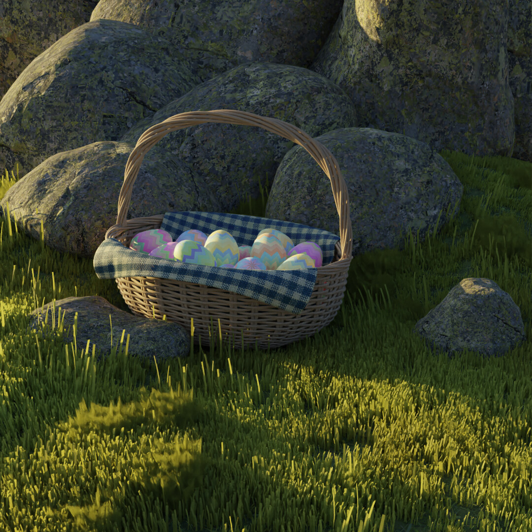 ArtStation - Easter Basket