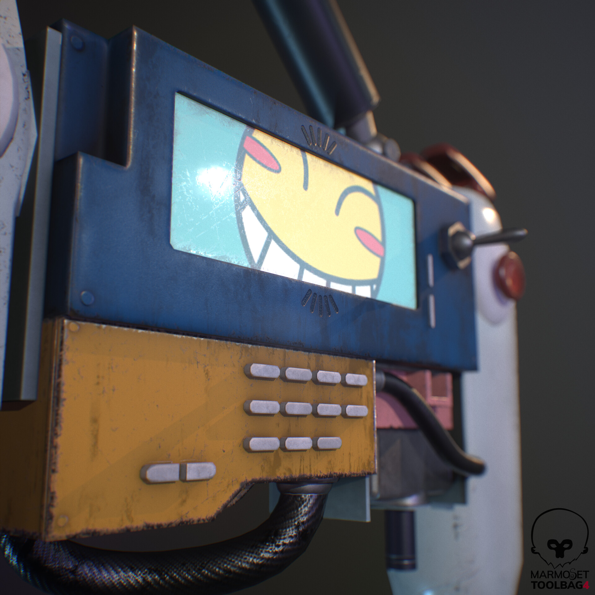 ArtStation - Edward's Controller (Cowboy Bebop) - Game Prop