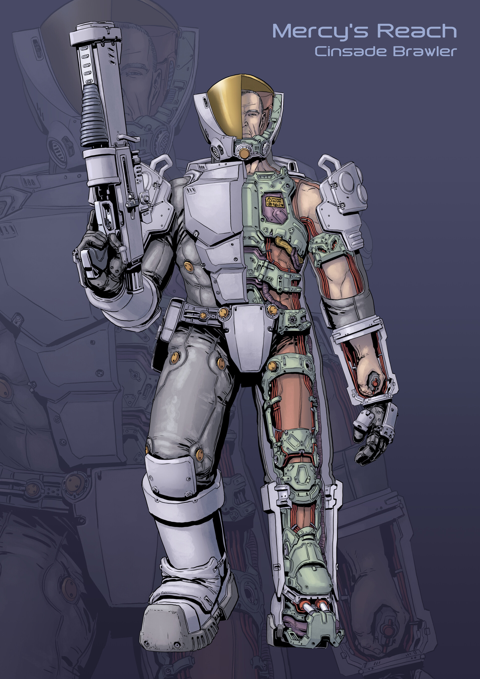 ArtStation - Cinsade Brawler- Mercy's Reach