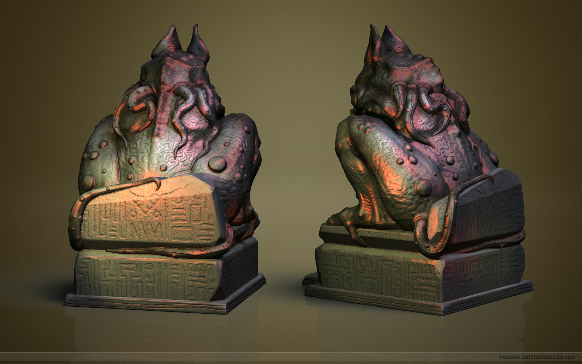tsathoggua statue