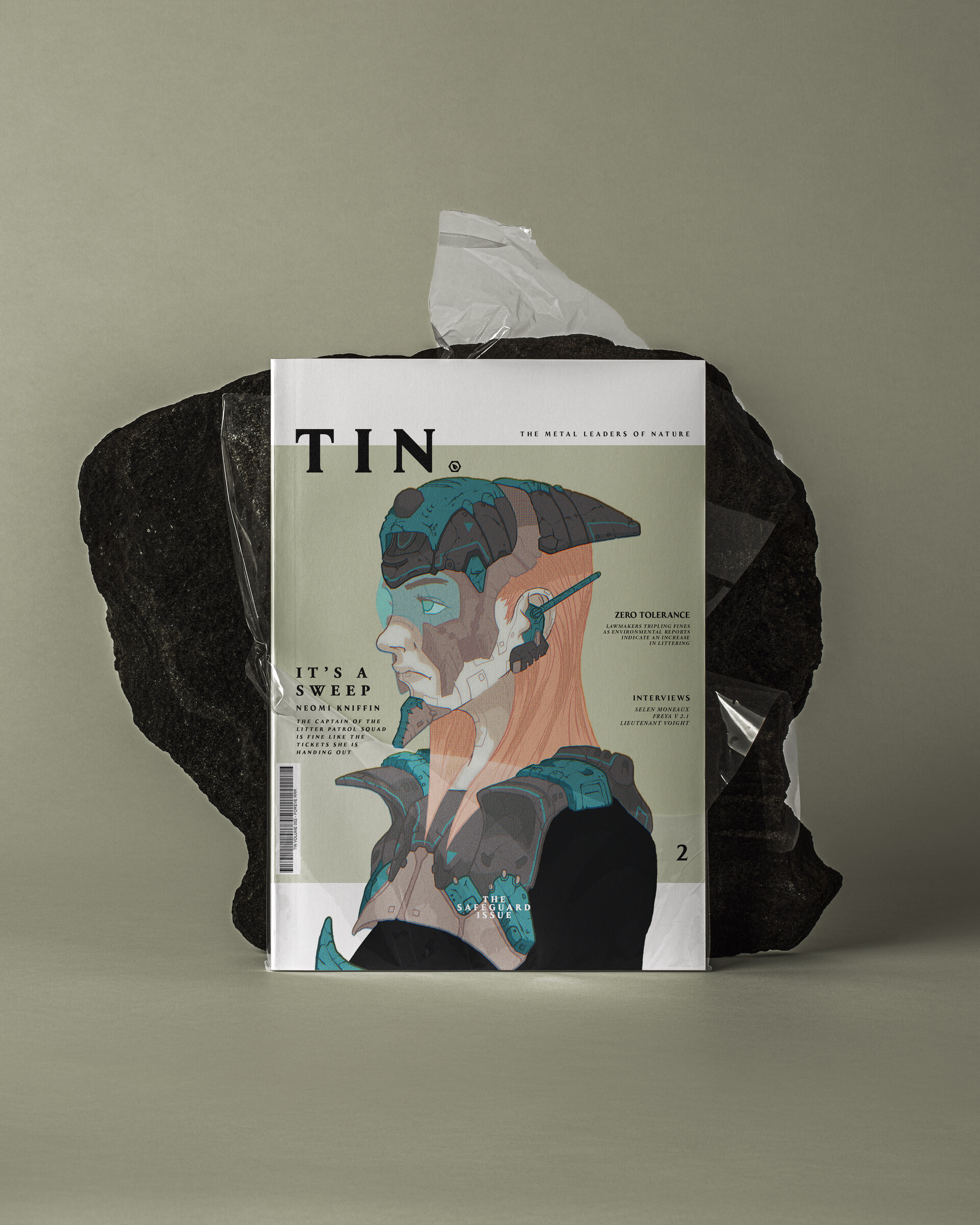 ANDY OLD - TIN MAGAZINE VOL. 2 - THE SAFEGUARD ISSUE (@ANDYOLDART)