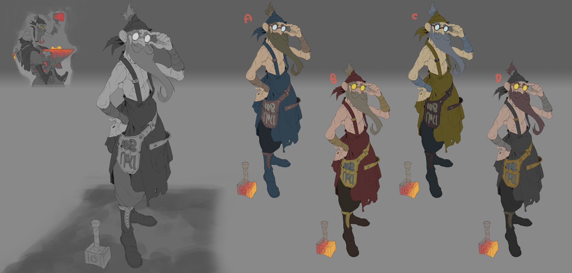 ArtStation - Blacksmith NPC