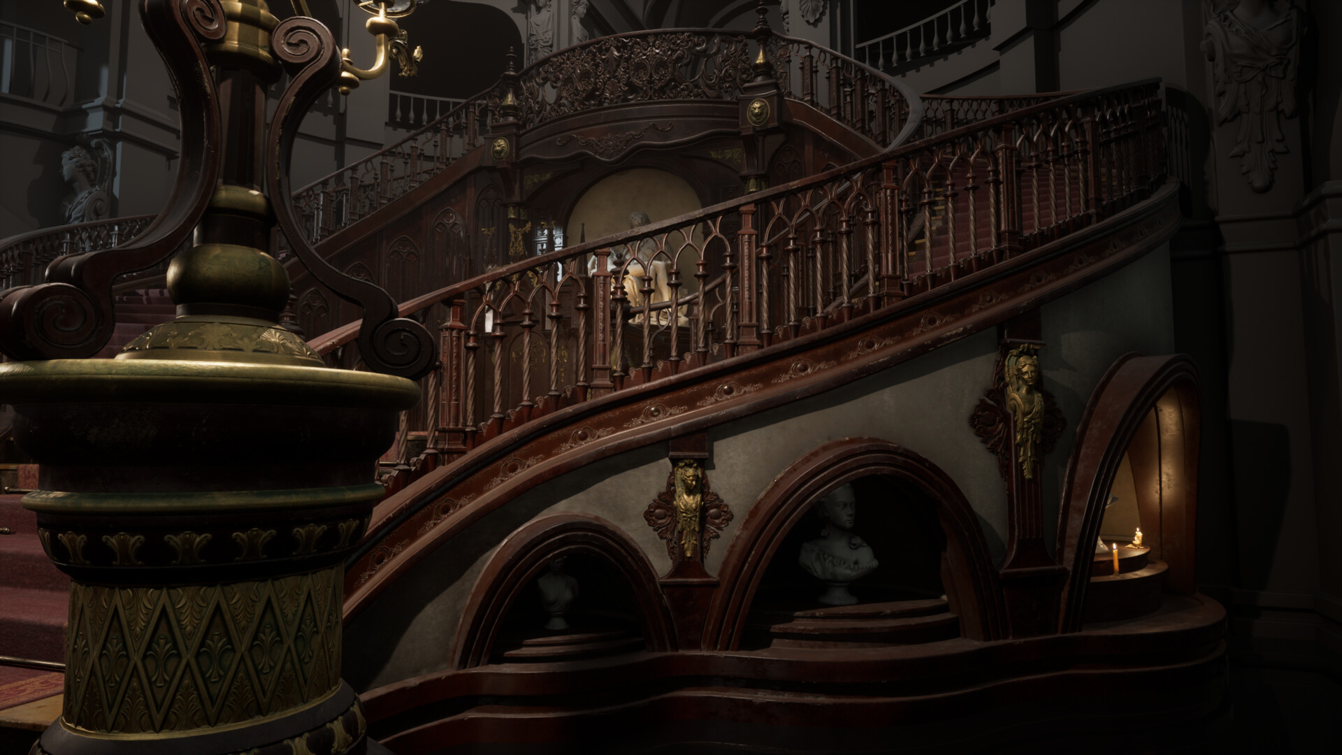 B.O.W.👁‍🗨 - UE4 Opera house Front hall W.I.P.